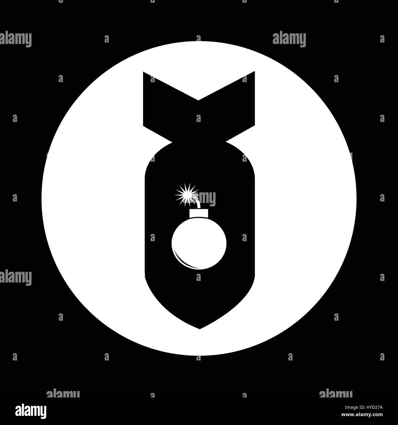 Air bomb vector vectors Black and White Stock Photos & Images - Alamy