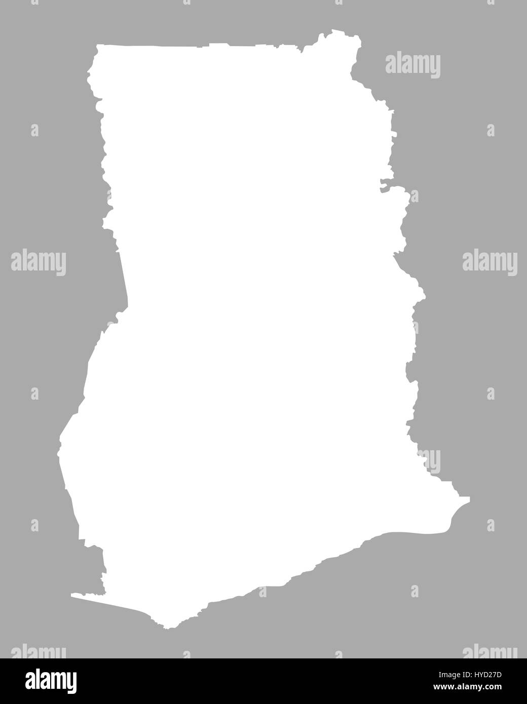 Map of ghana Black and White Stock Photos & Images - Alamy