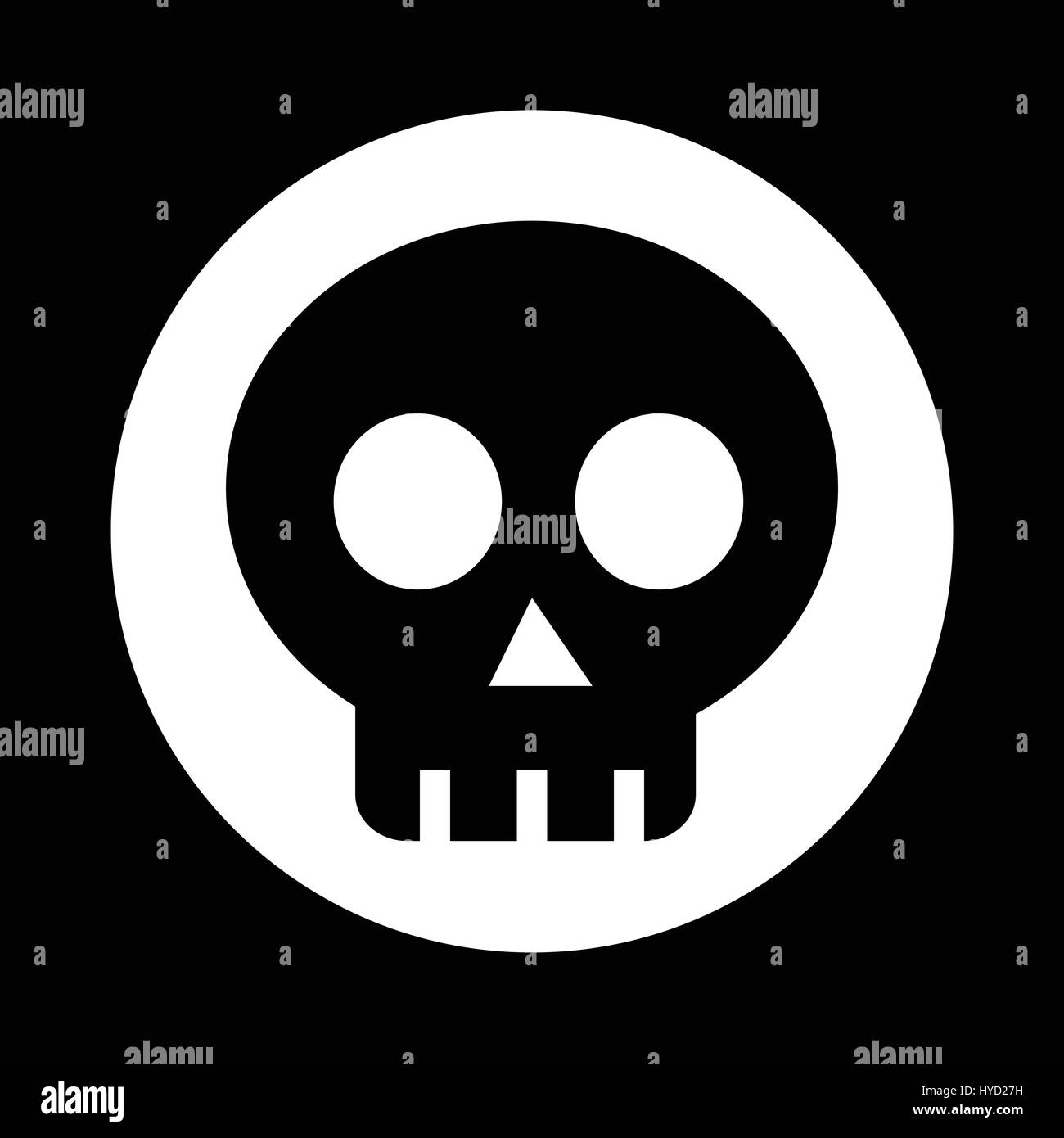 skull bone icon Stock Vector Image & Art - Alamy