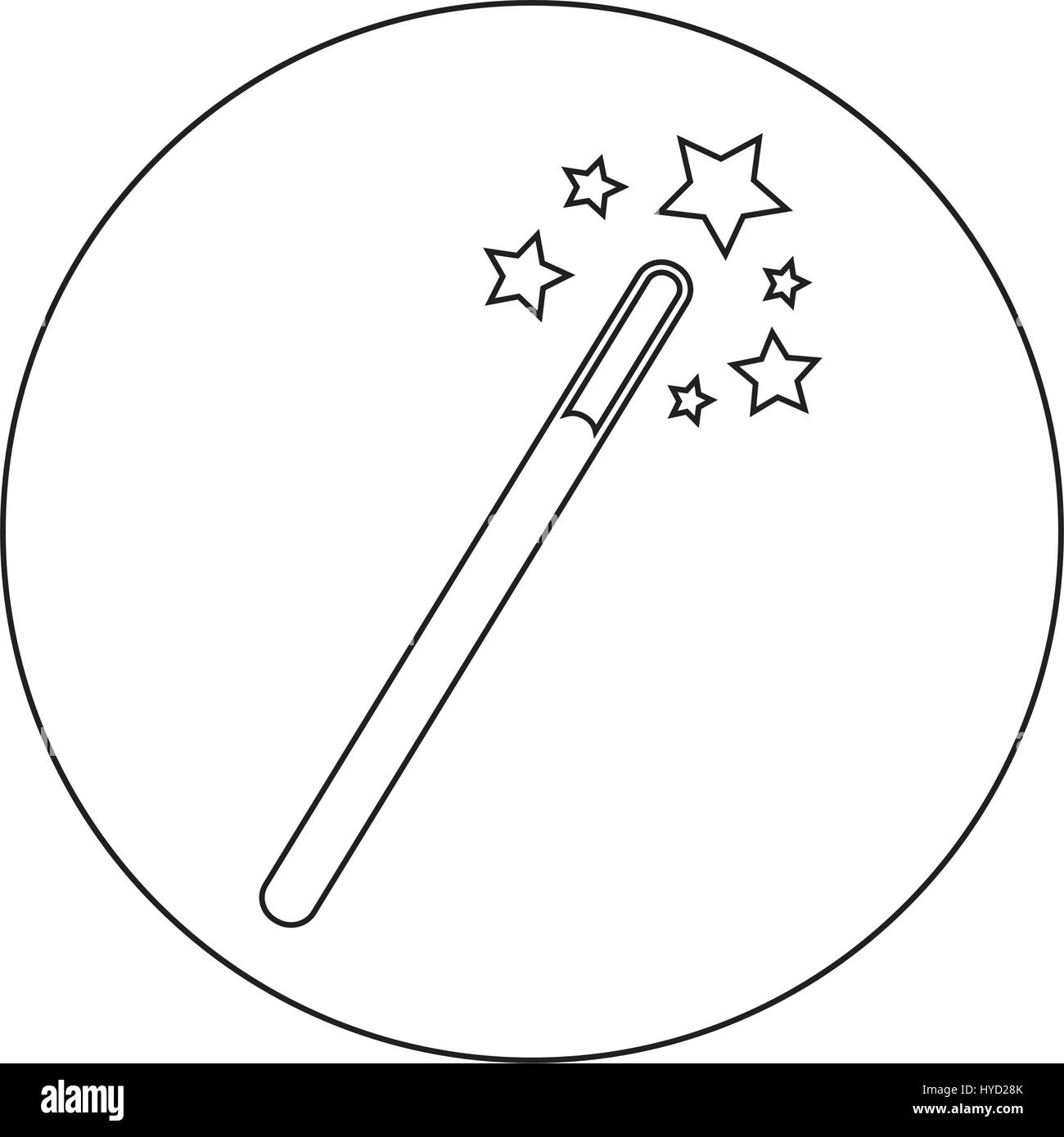 Magic Wand Icon Stock Vector Image & Art - Alamy