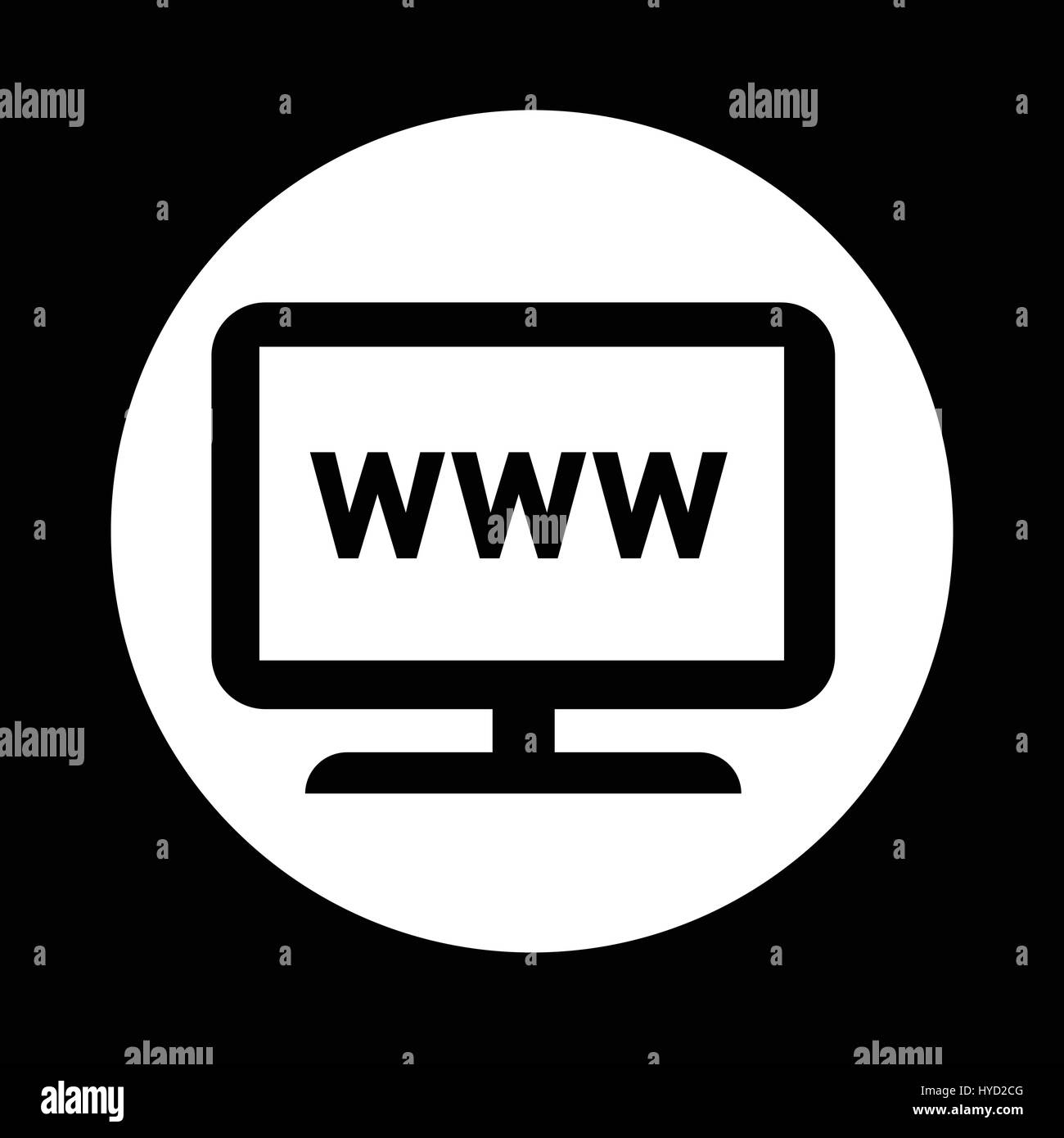 Web TV icon Stock Vector Image & Art - Alamy