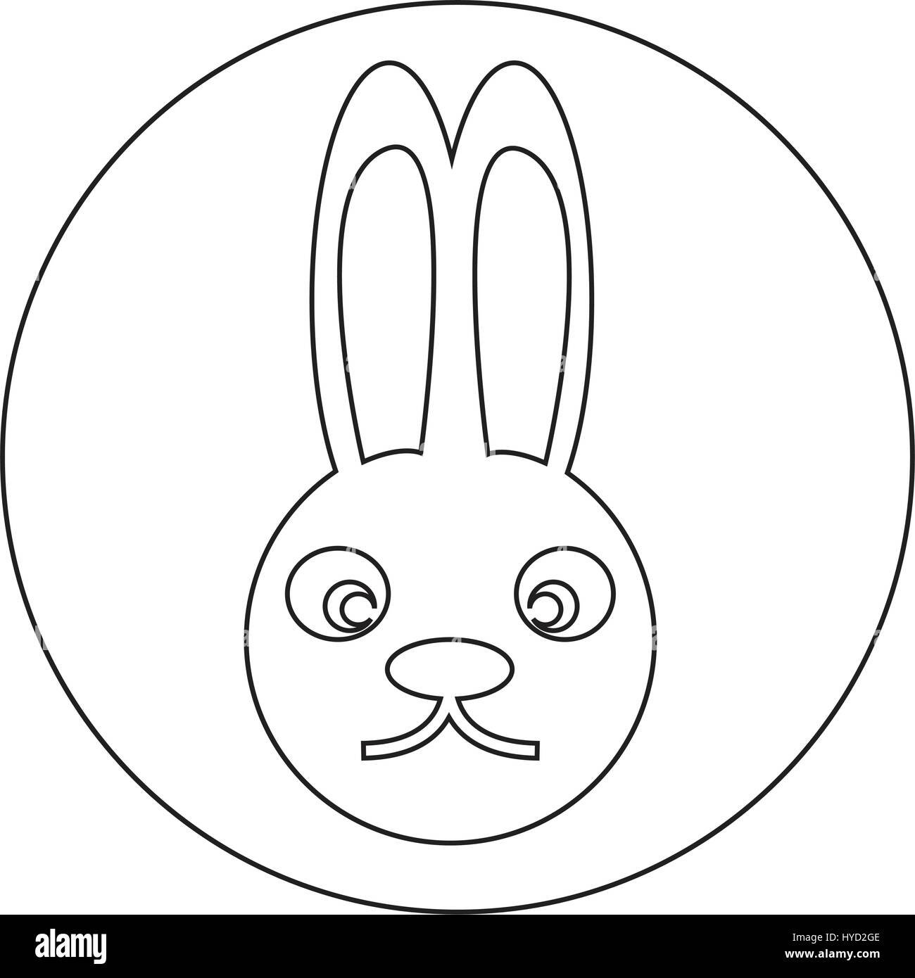 bunny rabbit icon Stock Vector Image & Art - Alamy