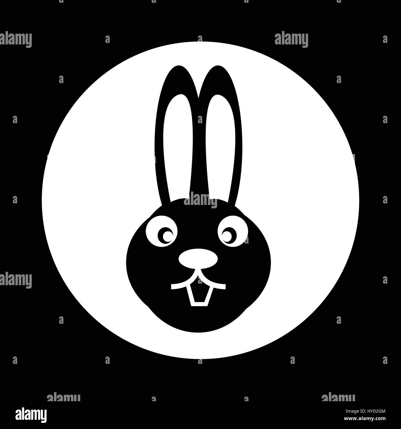 bunny rabbit icon Stock Vector Image & Art - Alamy