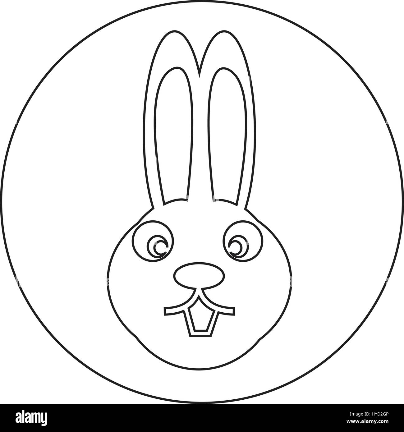 bunny rabbit icon Stock Vector Image & Art - Alamy