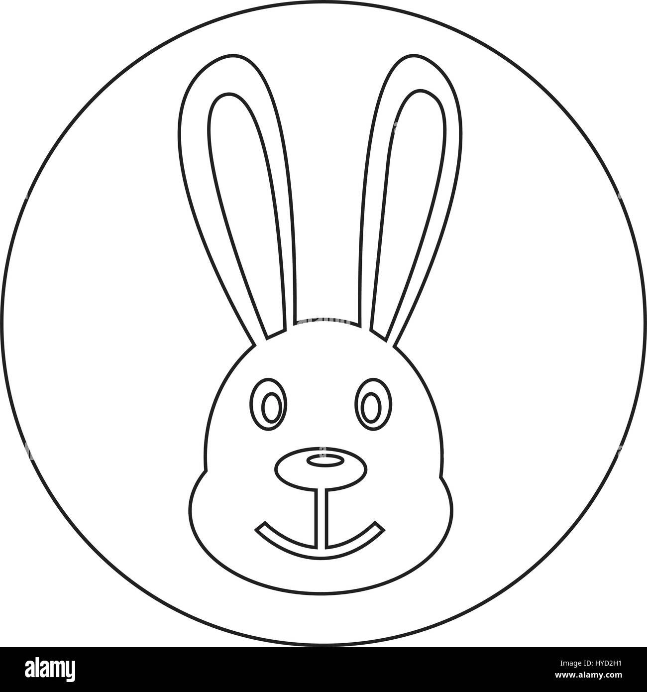 bunny rabbit icon Stock Vector Image & Art - Alamy