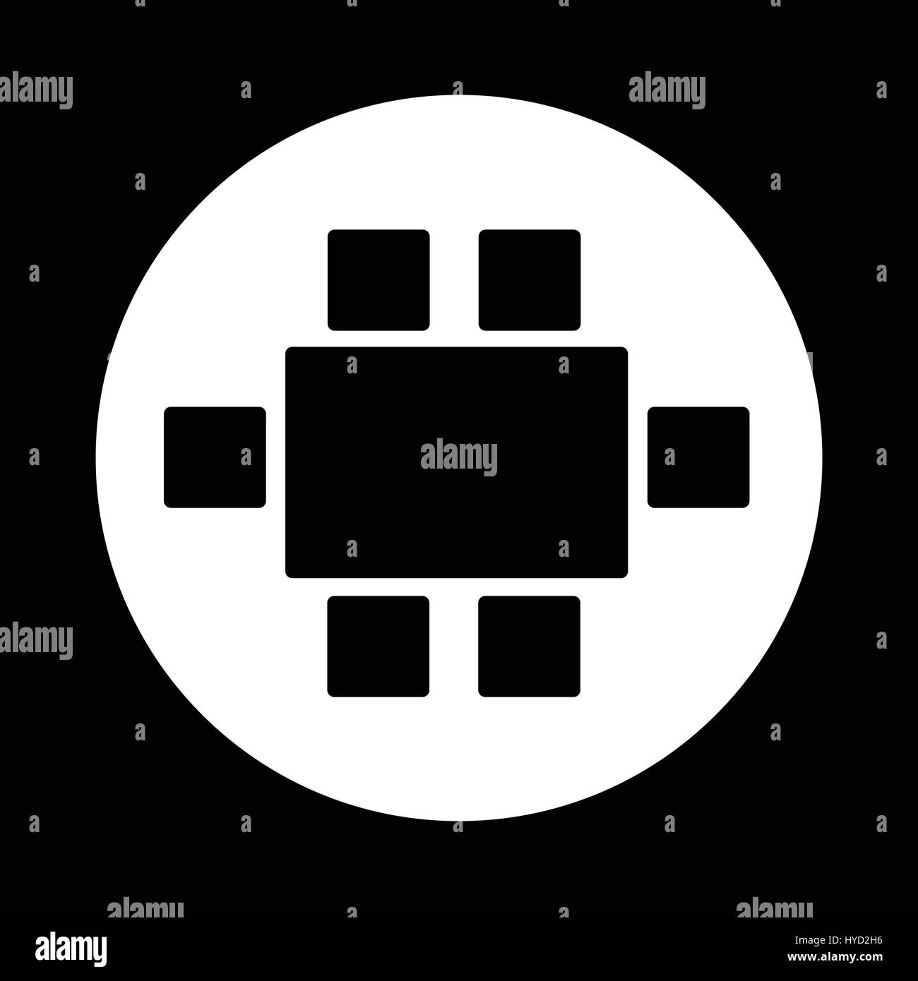 Dinning room view Stock Vector Images - Alamy