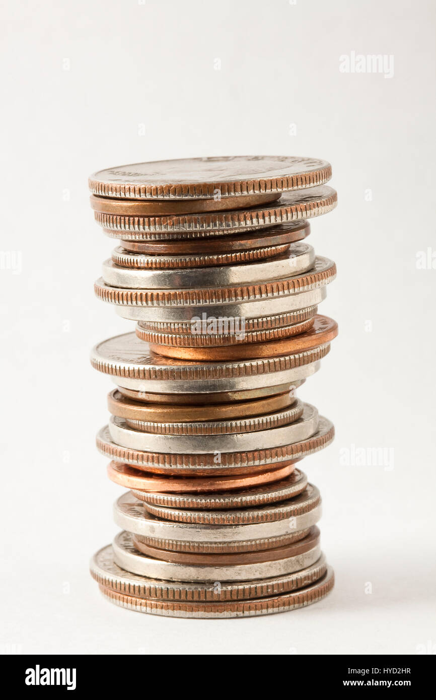 Stack of pennies hi-res stock photography and images - Alamy