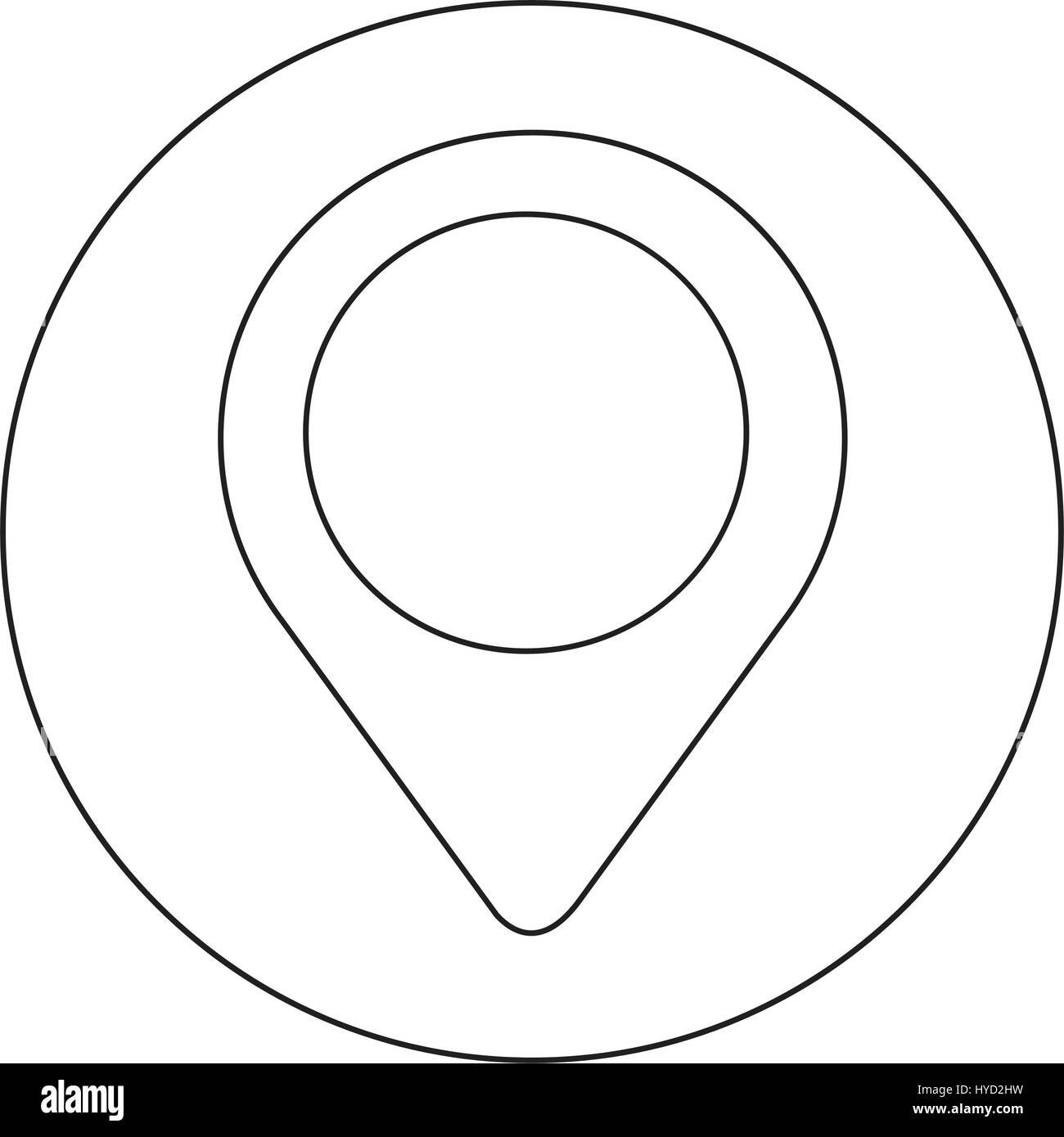 mapping pin icon Stock Vector Image & Art - Alamy