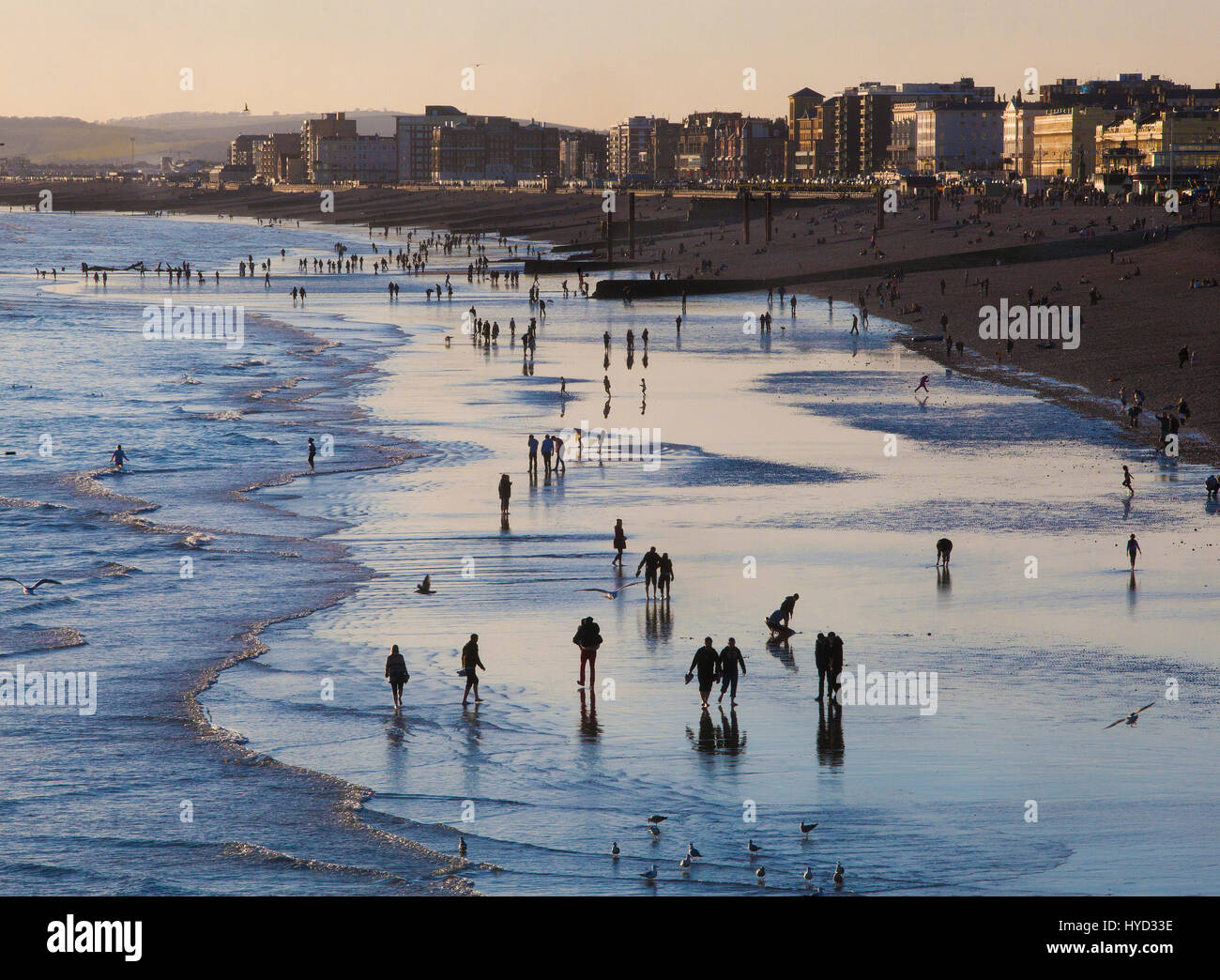 Brighton seafront,view from the Brighton Pier Stock Photo - Alamy
