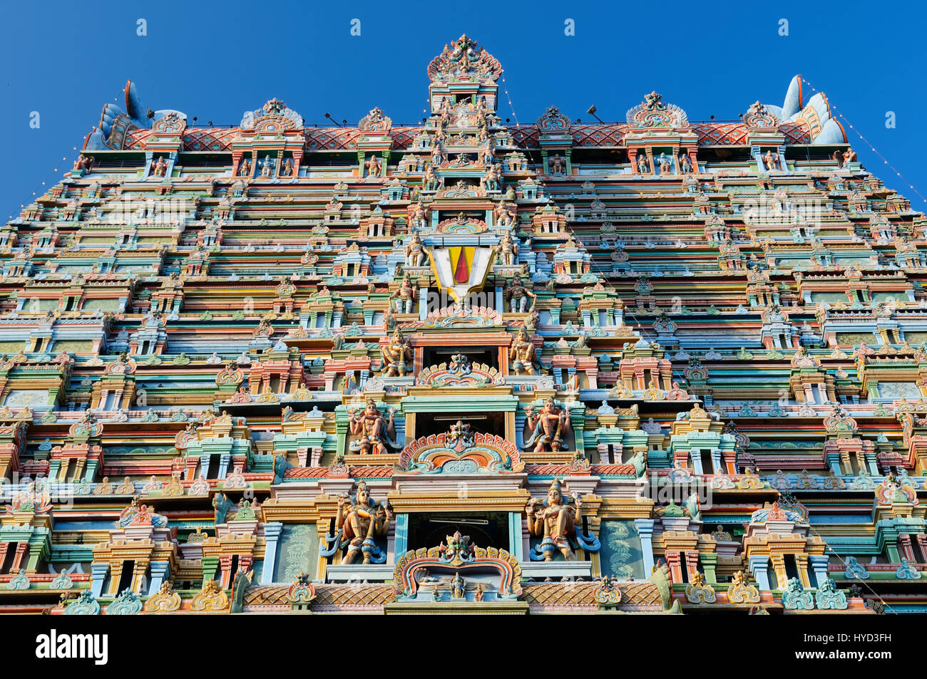 India tamil nadu trichy gopuram hi-res stock photography and images - Alamy