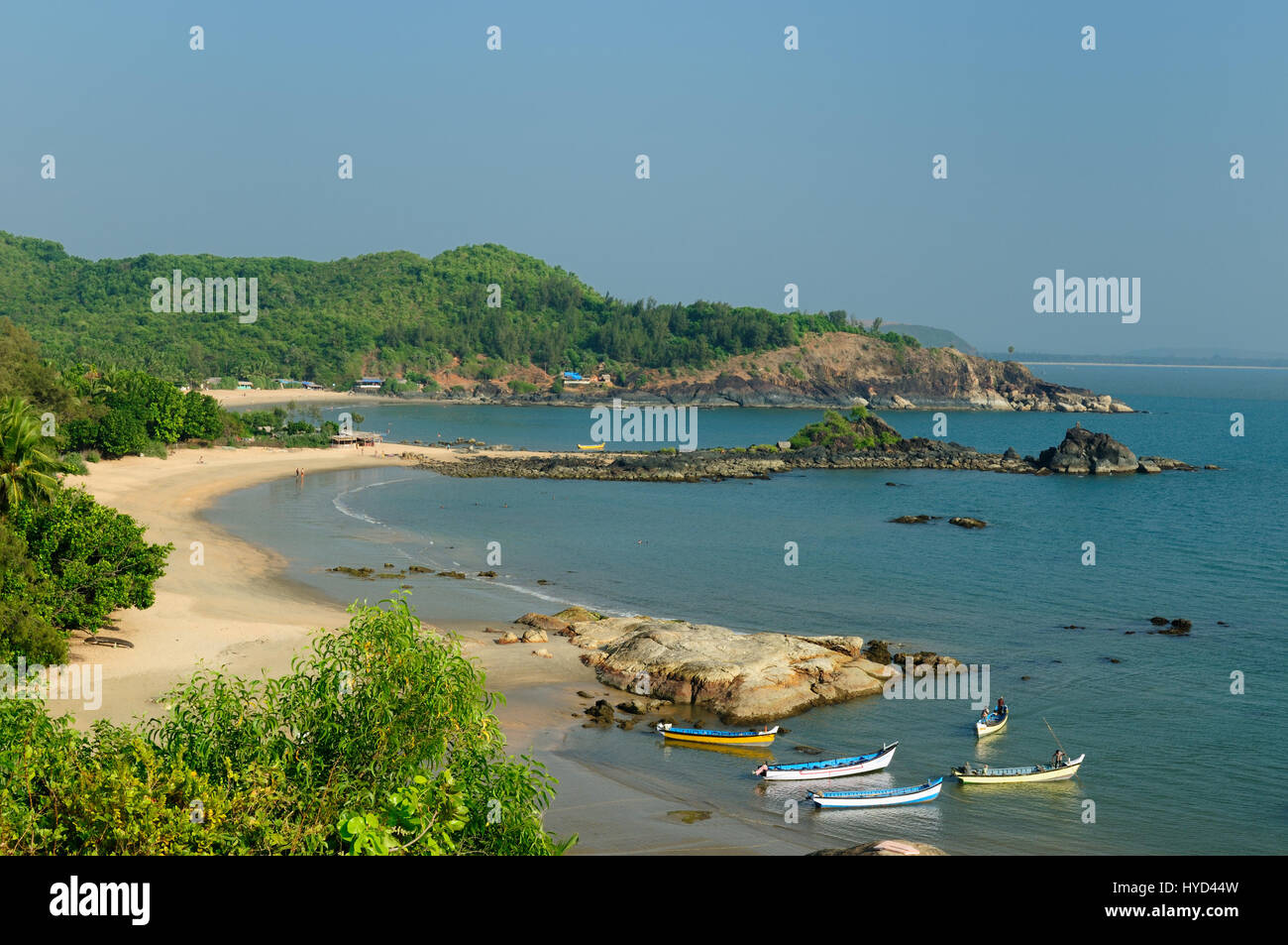 The most beautifull beach in India near Gokarn city. Karnataka Stock ...