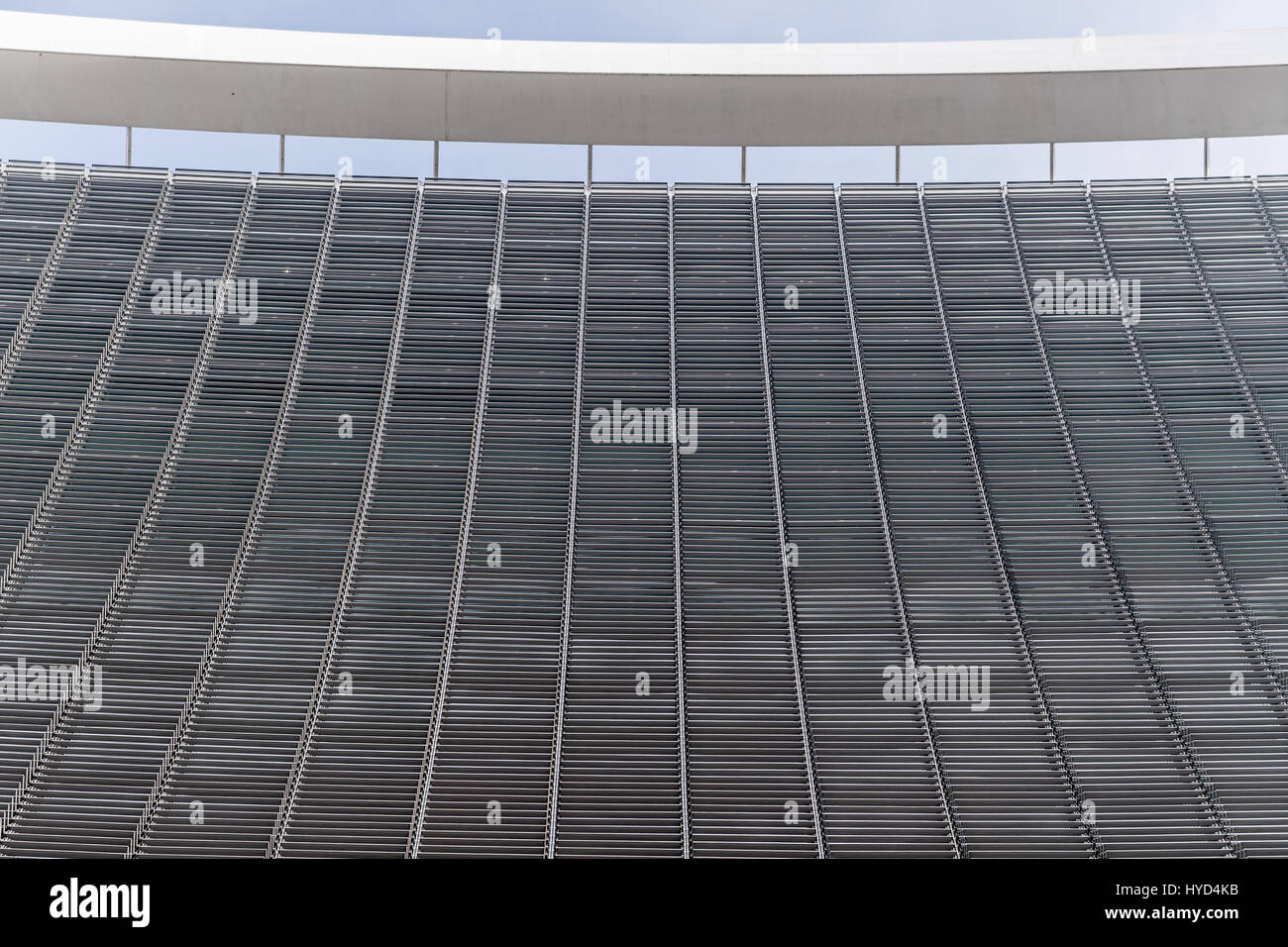 Shuttered windows on the south side of the Walkie-Talkie, a ...