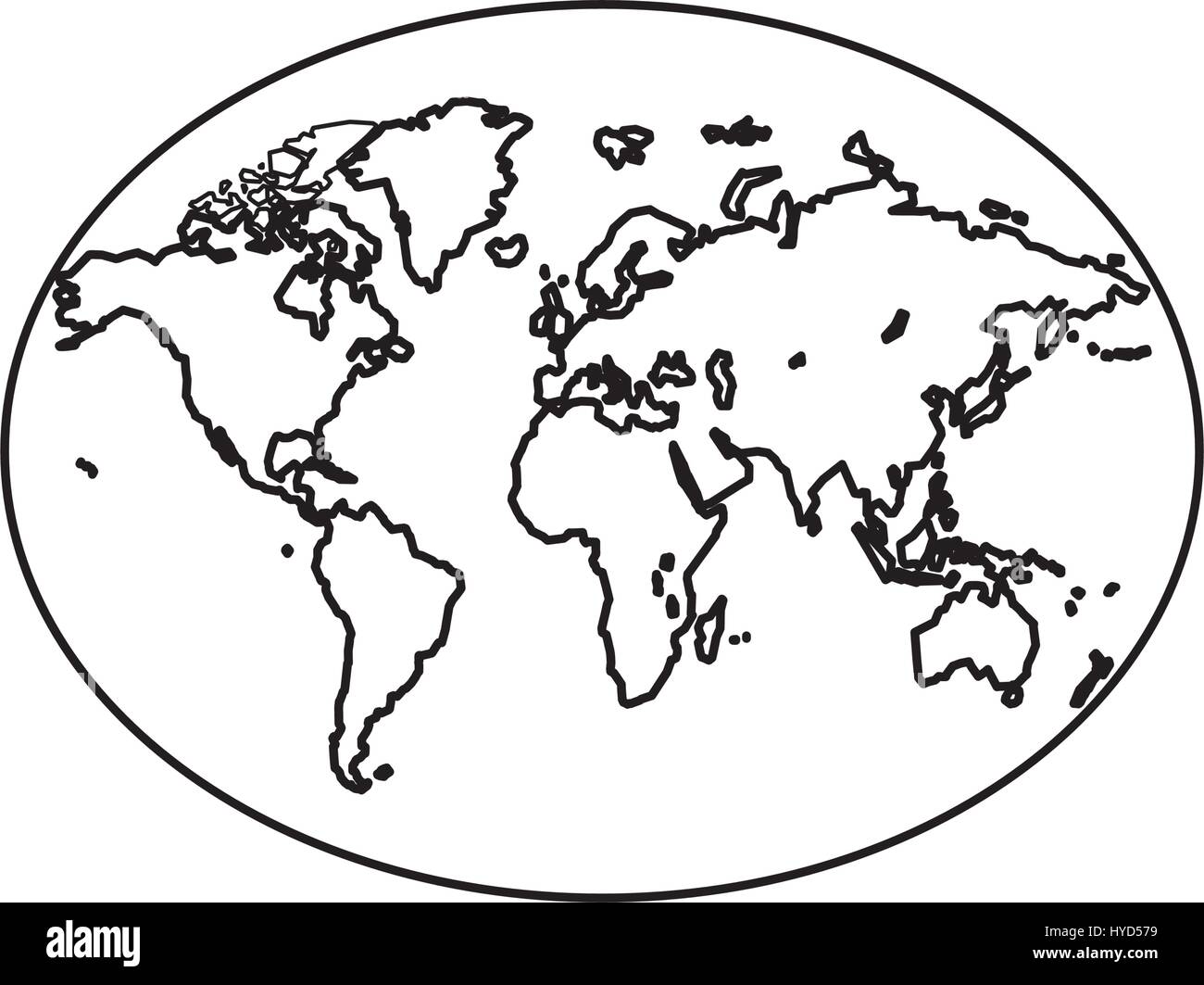 Planet earth geography Stock Vector Image & Art - Alamy