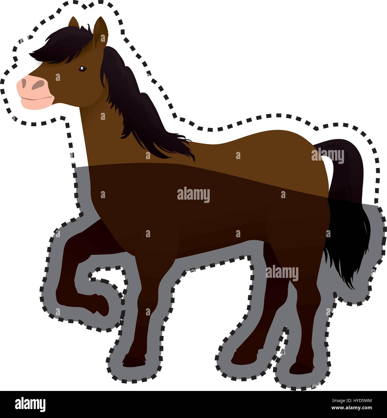 Horse farm animal Stock Vector Image & Art - Alamy