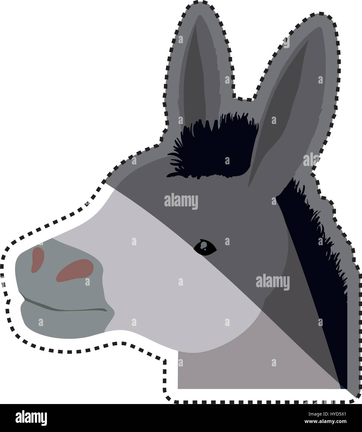 Donkey puppy Stock Vector Images - Alamy