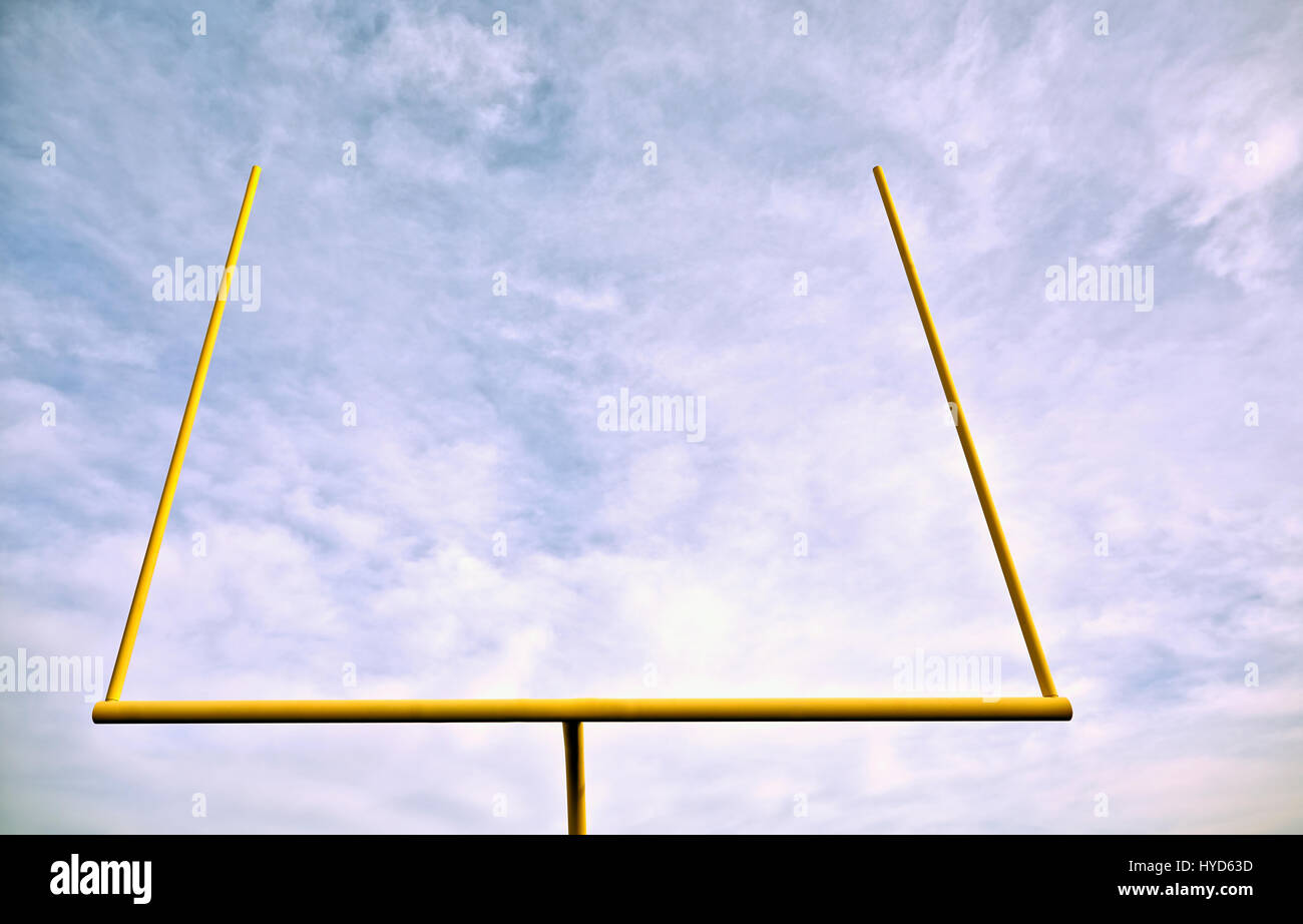 Football goal post hi-res stock photography and images - Alamy