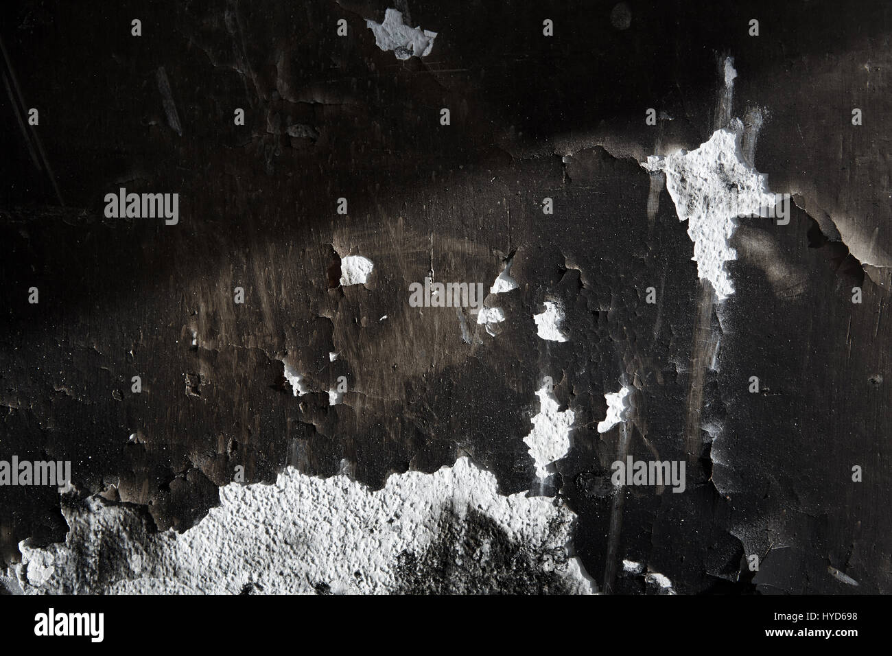 Old burned wall. Horizontal close-up photo Stock Photo - Alamy