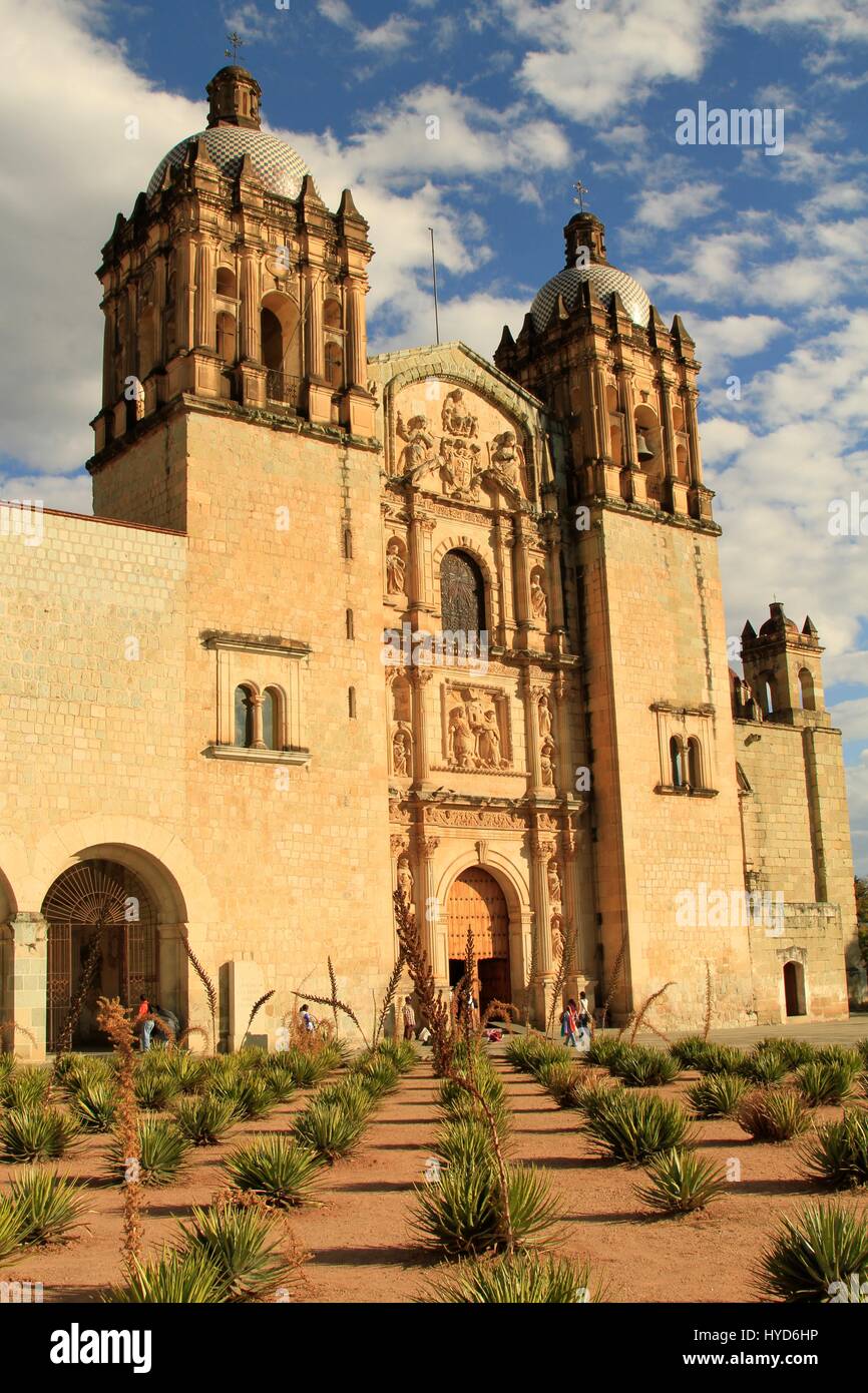 Church of Santo Domingo de Guzman, Oaxaca City, Oaxaca, Mexico Stock ...