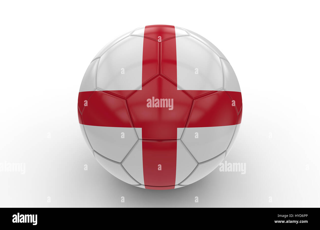 Soccer ball with england flag isolated on white background Stock Photo ...
