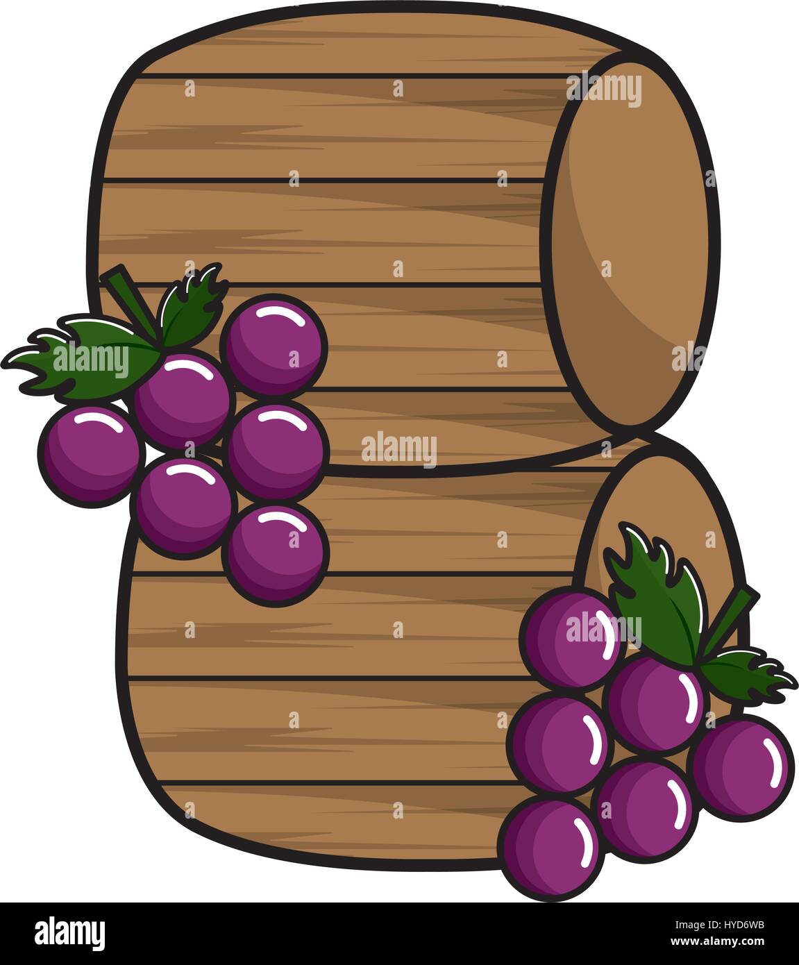 wool barrels wine with grapes fruit Stock Vector Image & Art - Alamy