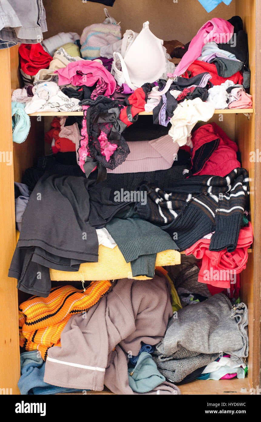 Messy room clothes scattered hi-res stock photography and images - Alamy