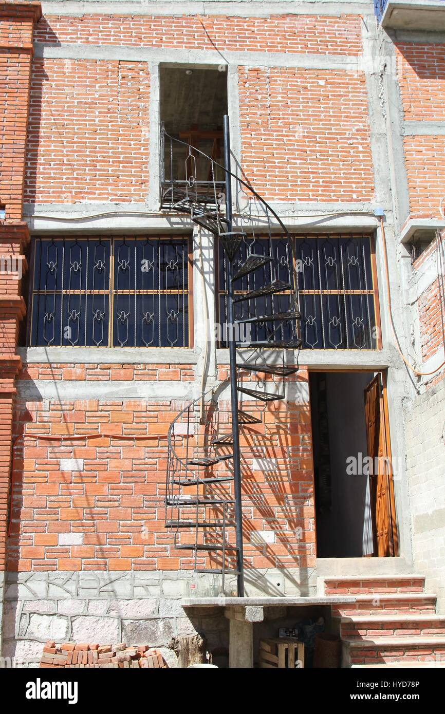 Spiral Staircase, Oaxaca, Mexico Stock Photo - Alamy