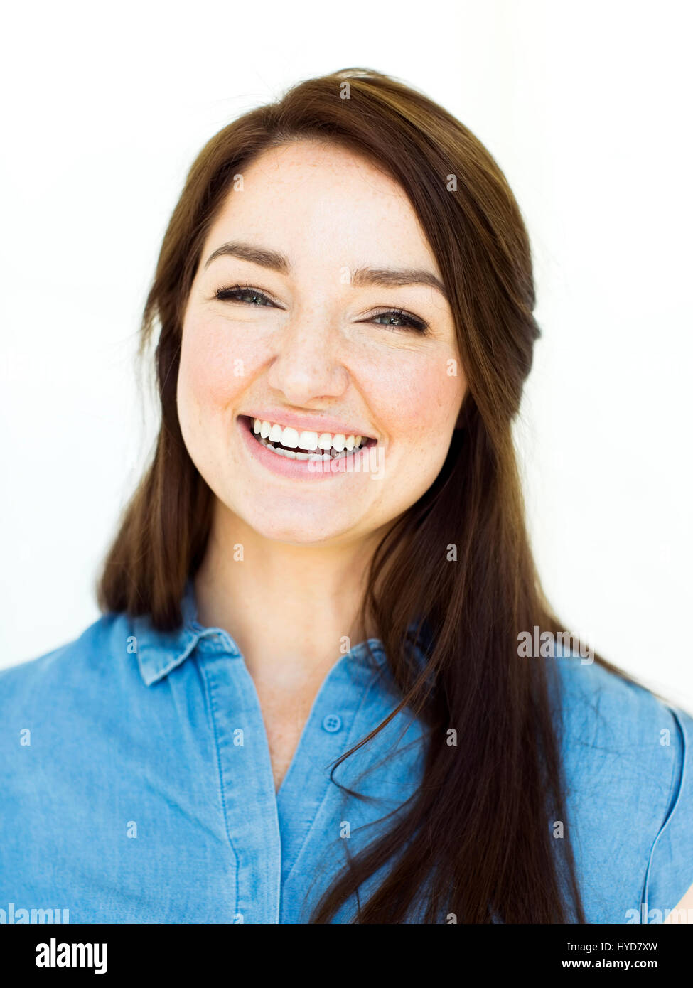 Vertical shot beautiful smiling hi-res stock photography and images - Alamy