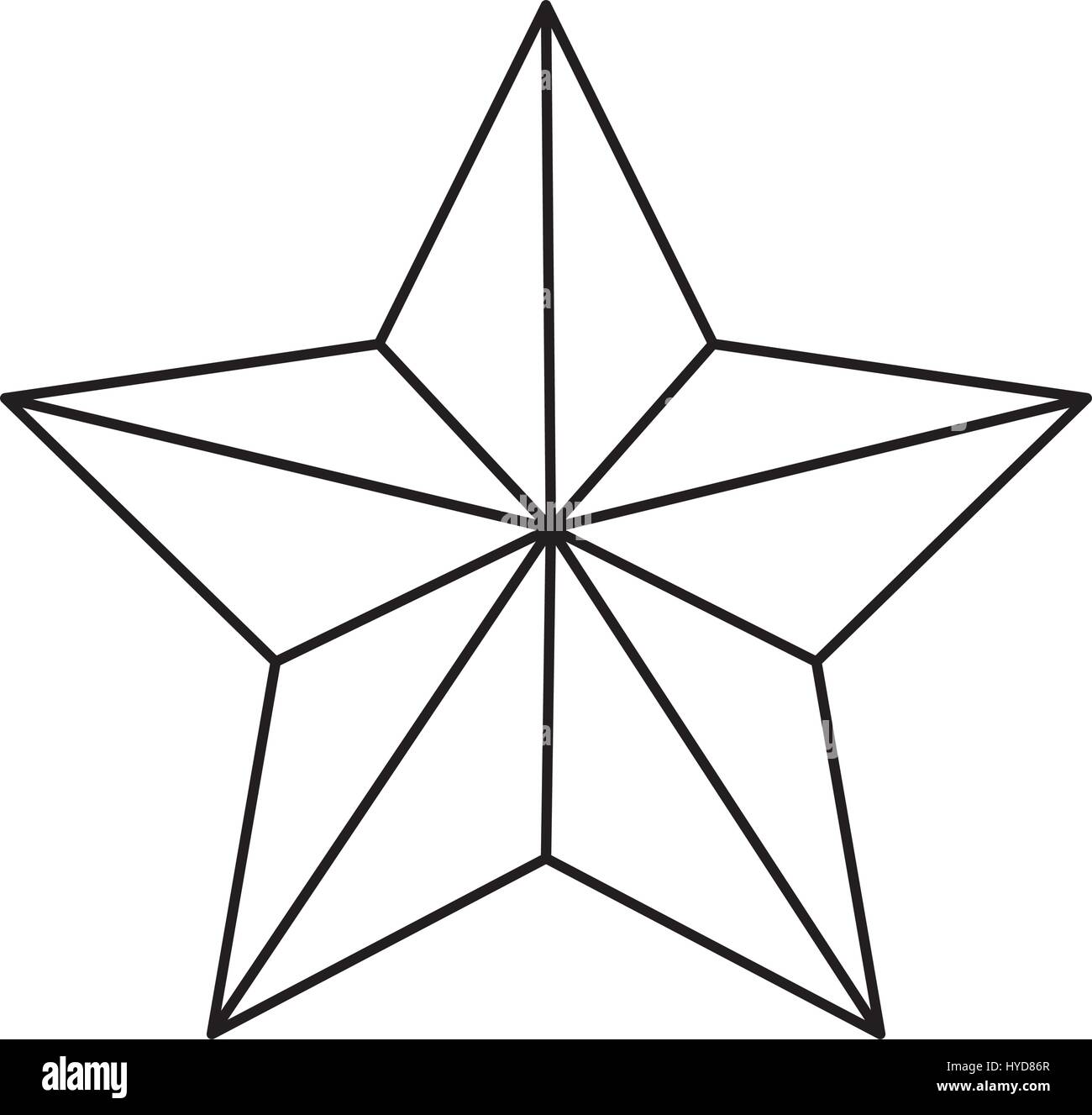 Star shape symbol icon vector illustration graphic design Stock Vector ...