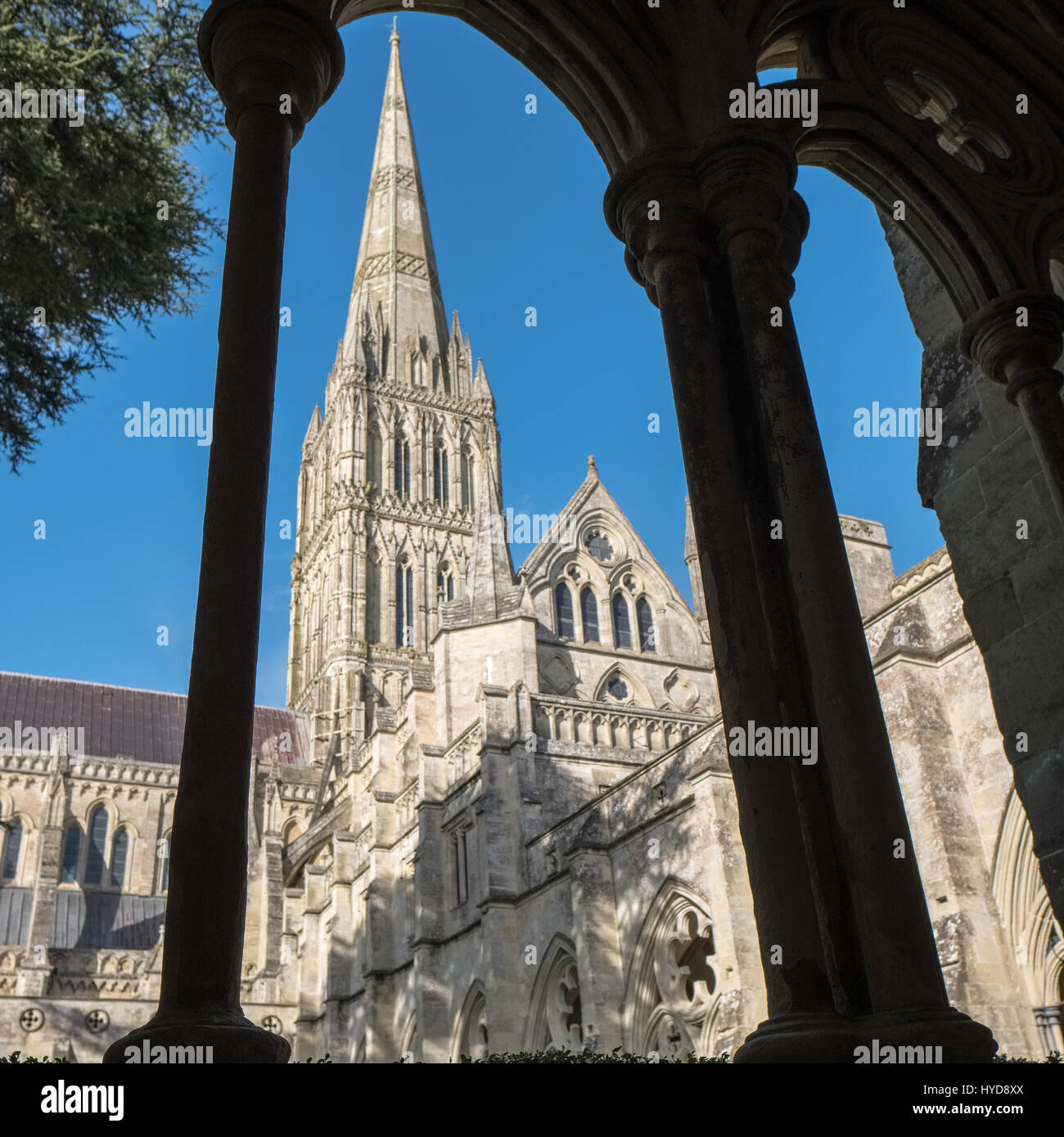 Exterior View of Salisbury Cathedral Stock Photo - Alamy