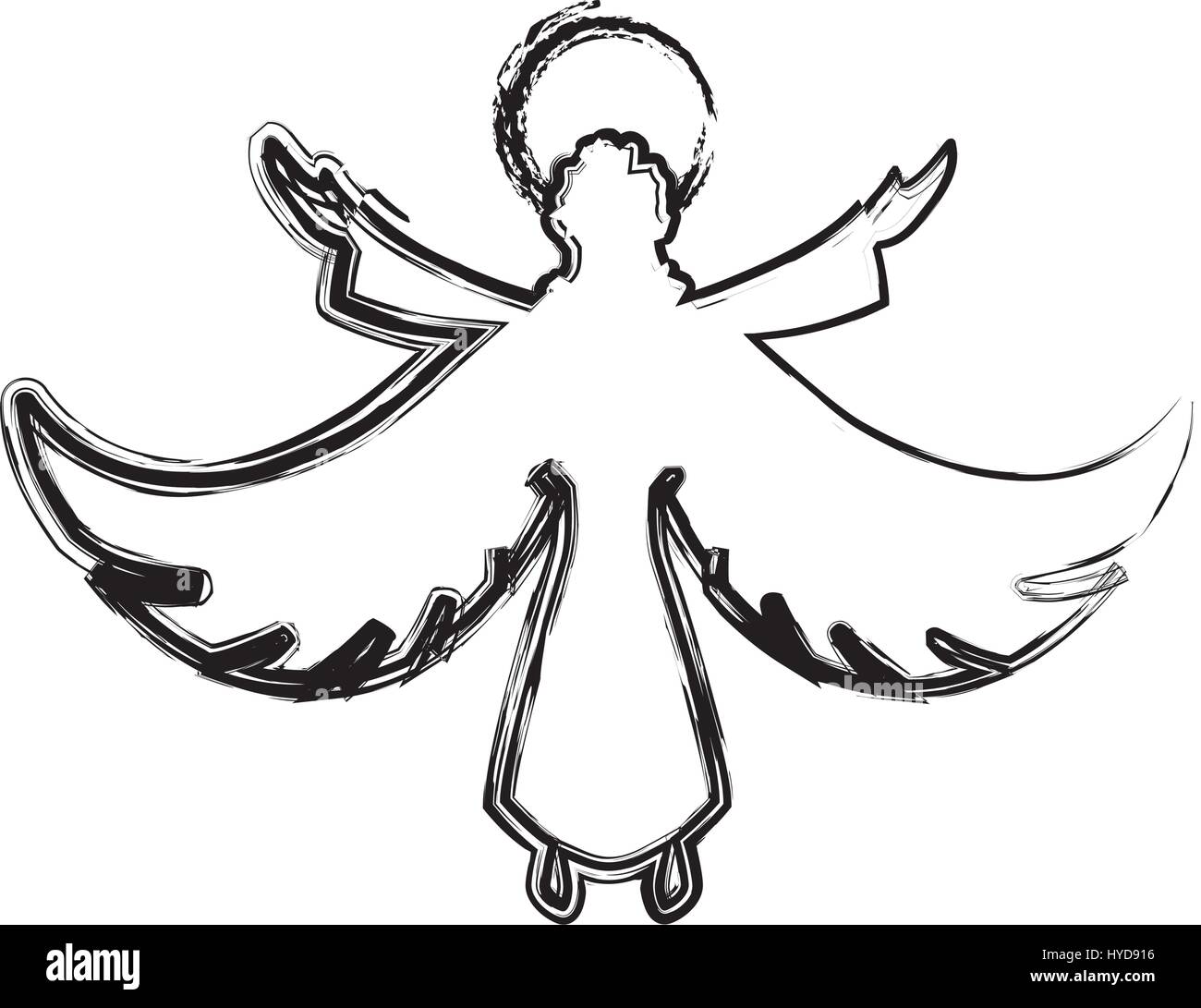 Holy spiritual angel icon vector illustration graphic design Stock ...