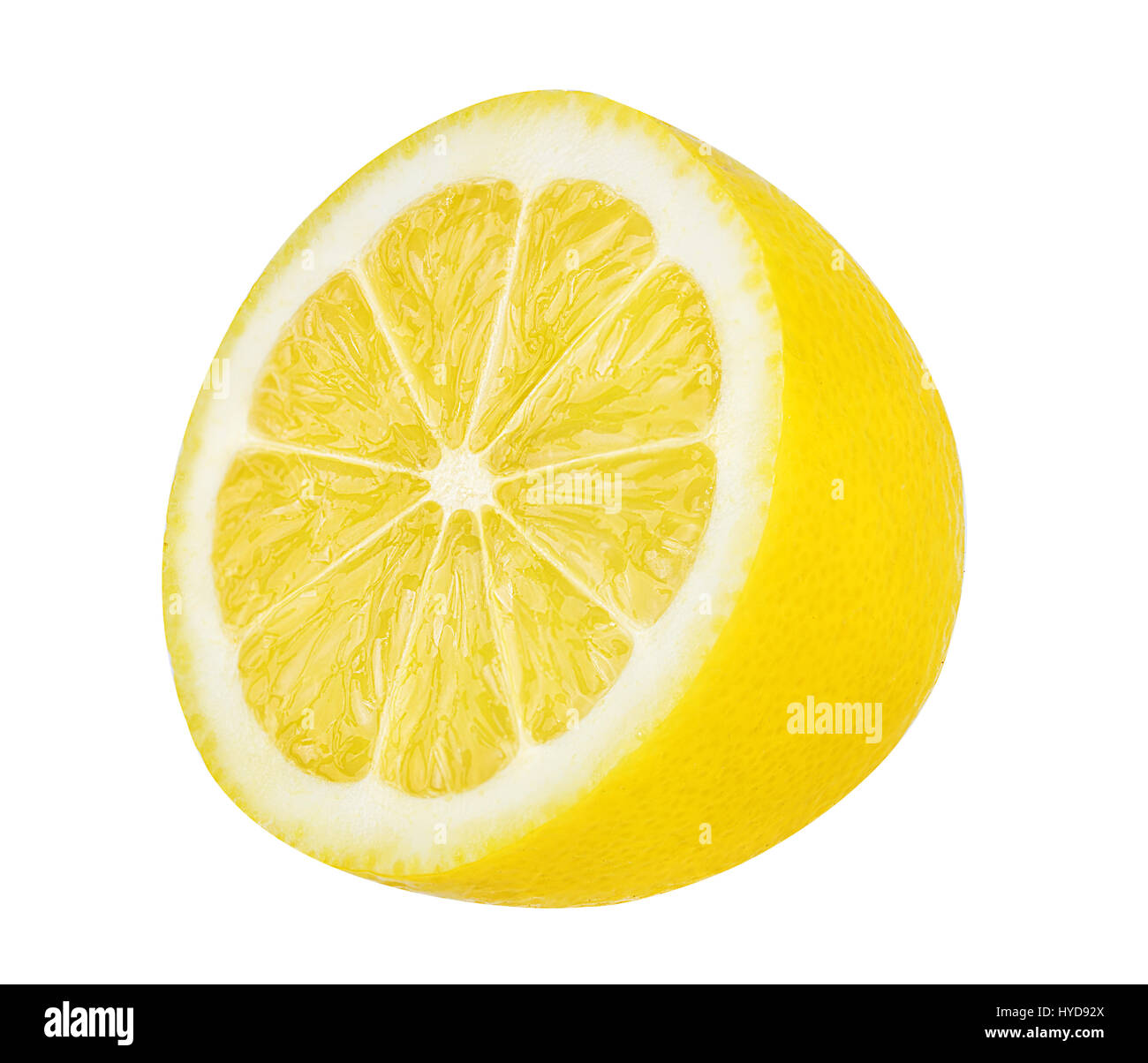 Fresh lemon isolated on white background Stock Photo - Alamy