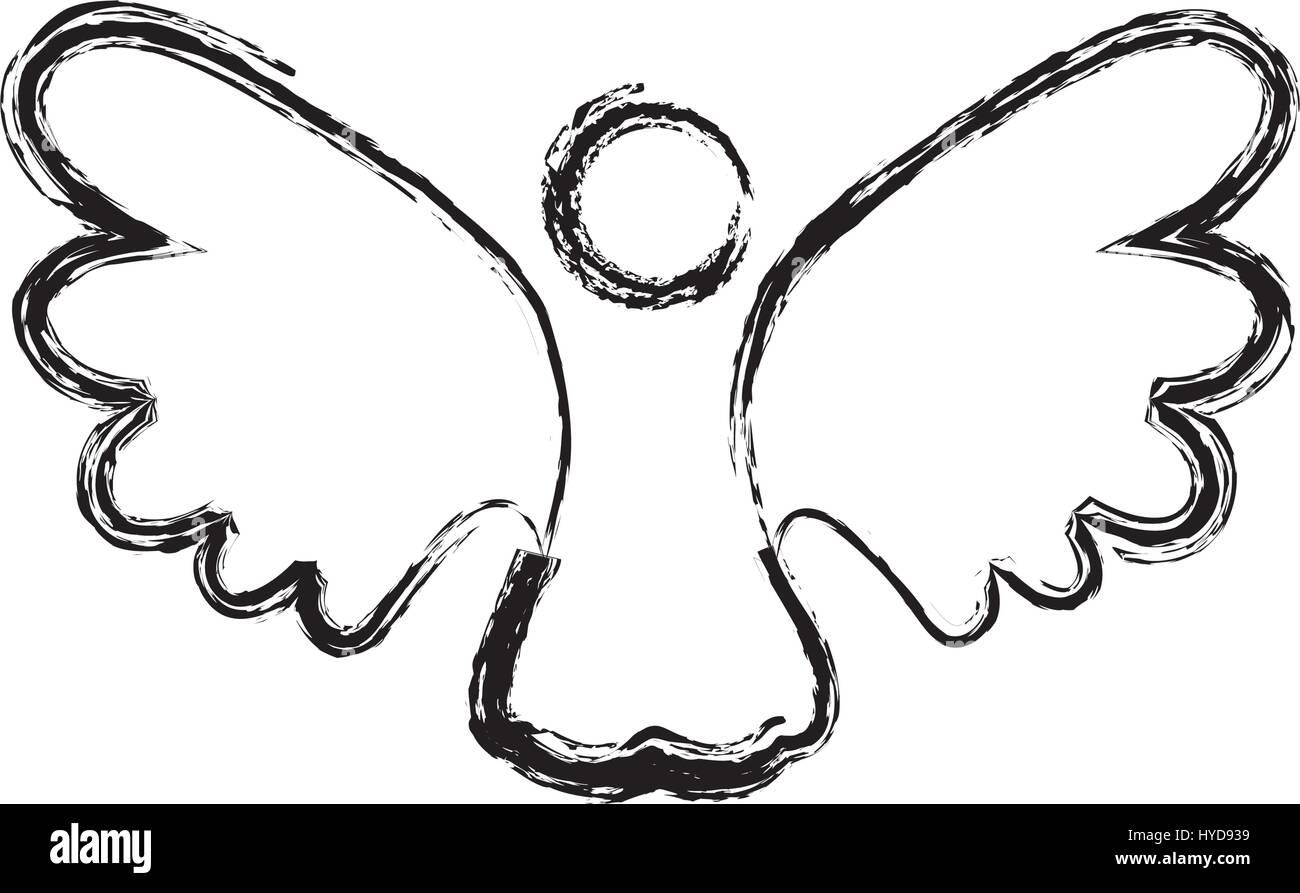 Holy spiritual angel icon vector illustration graphic design Stock ...