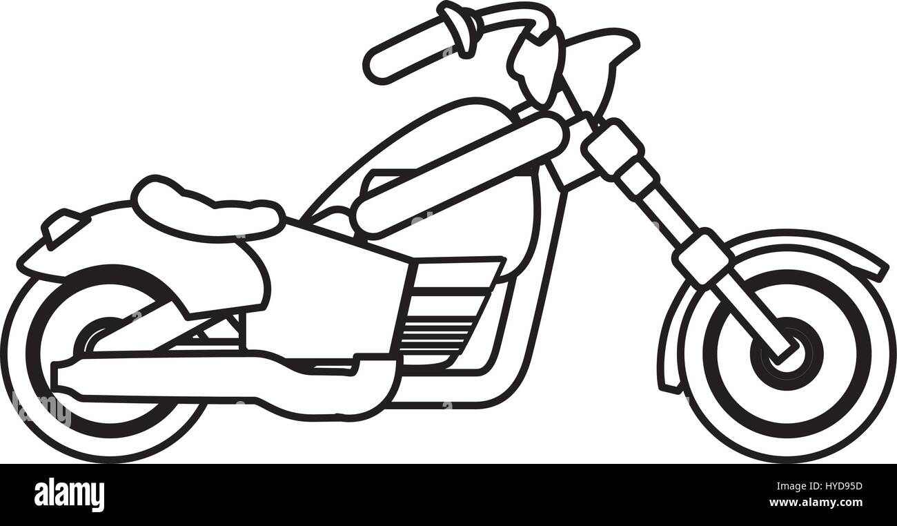 Custom vintage motorcycle icon vector illustration graphic design Stock ...