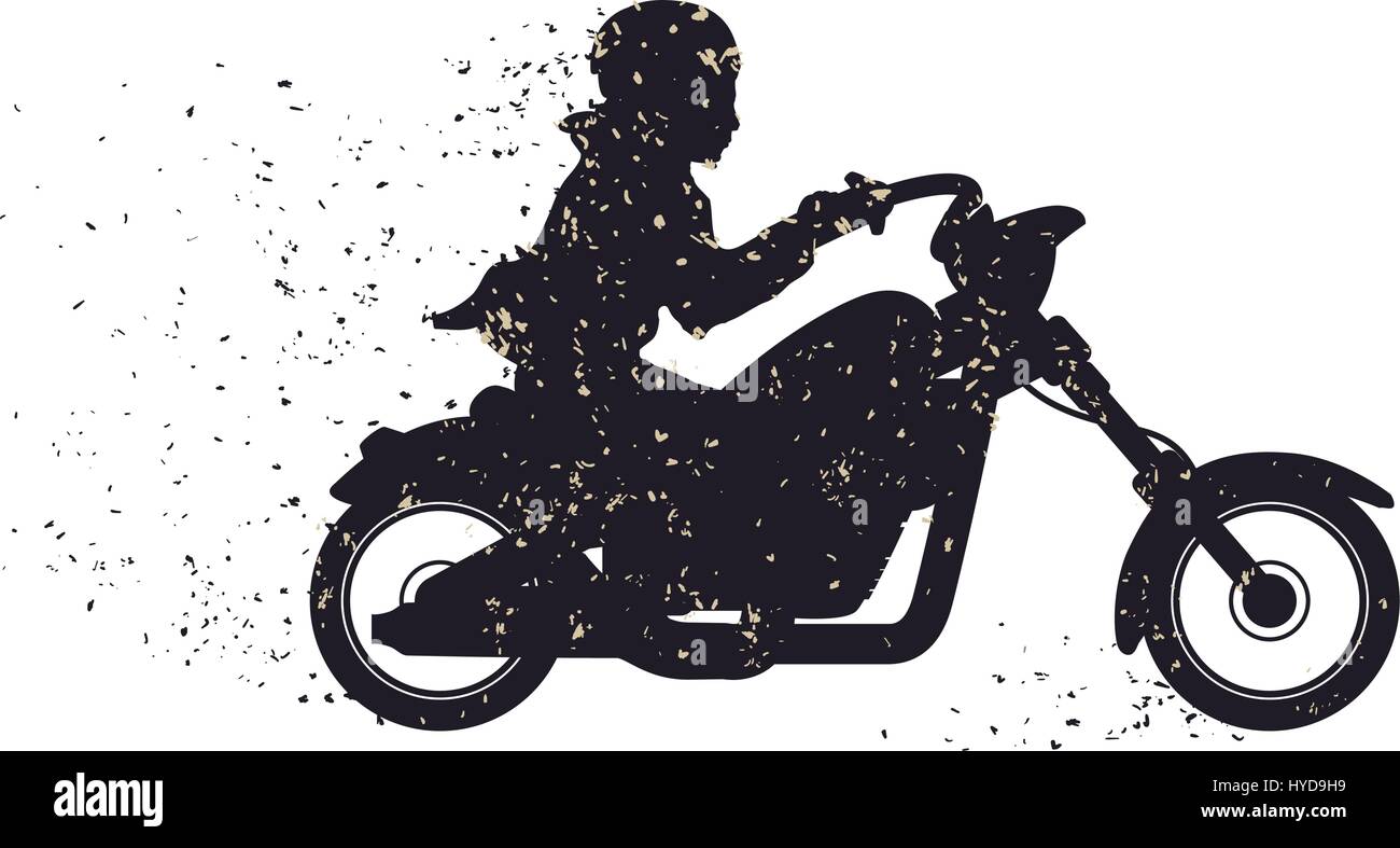 Custom vintage motorcycle icon vector illustration graphic design Stock ...