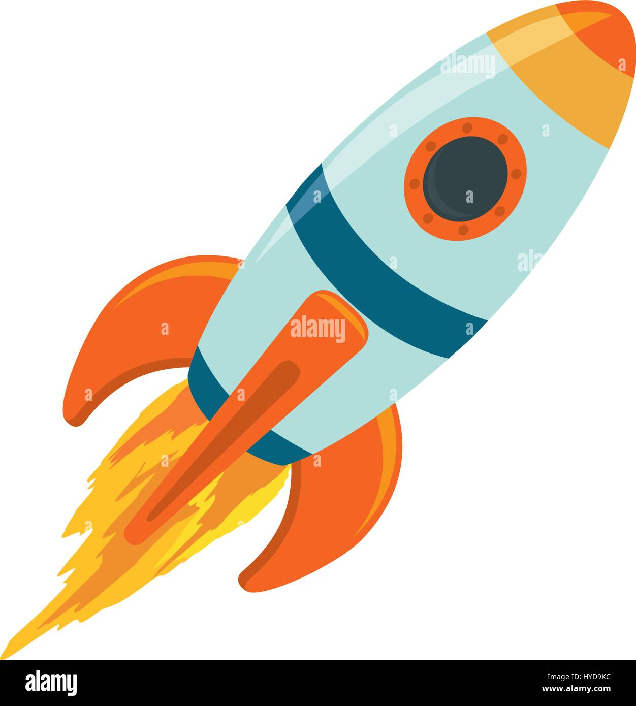 Spaceship rocket symbol icon vector illustration graphic design Stock ...