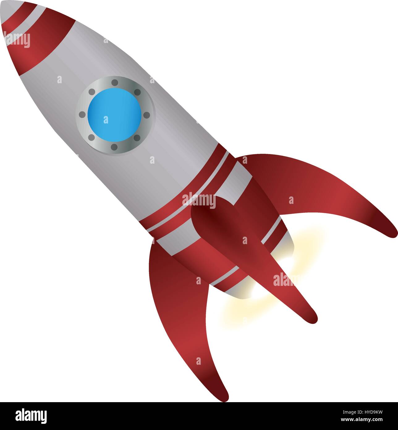 Spaceship rocket symbol icon vector illustration graphic design Stock ...