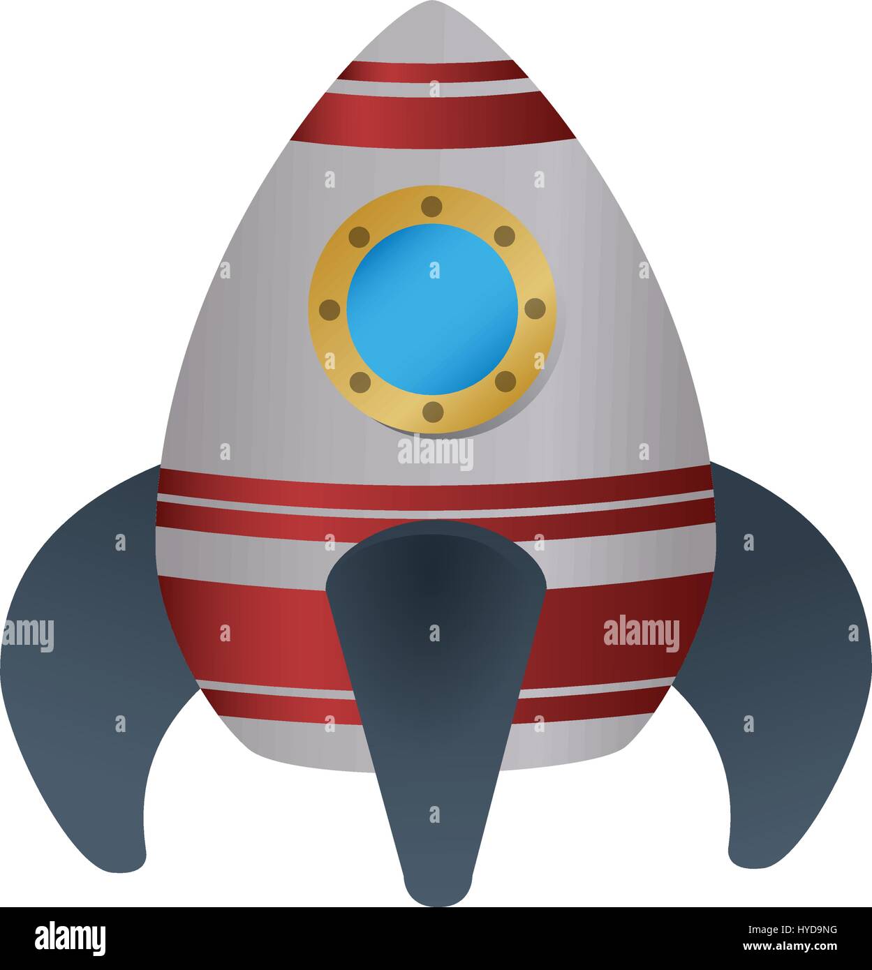 Spaceship rocket symbol icon vector illustration graphic design Stock ...