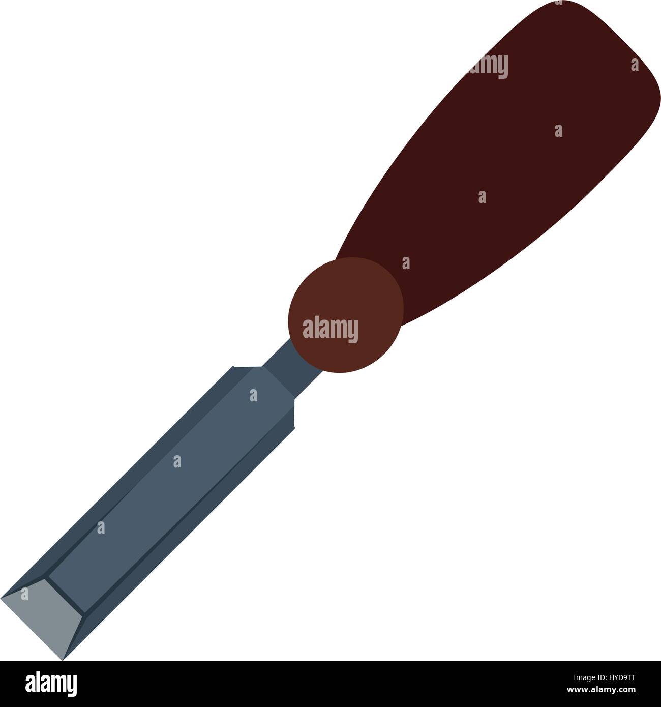 chisel carpentry tool vector icon illustration graphic design Stock ...