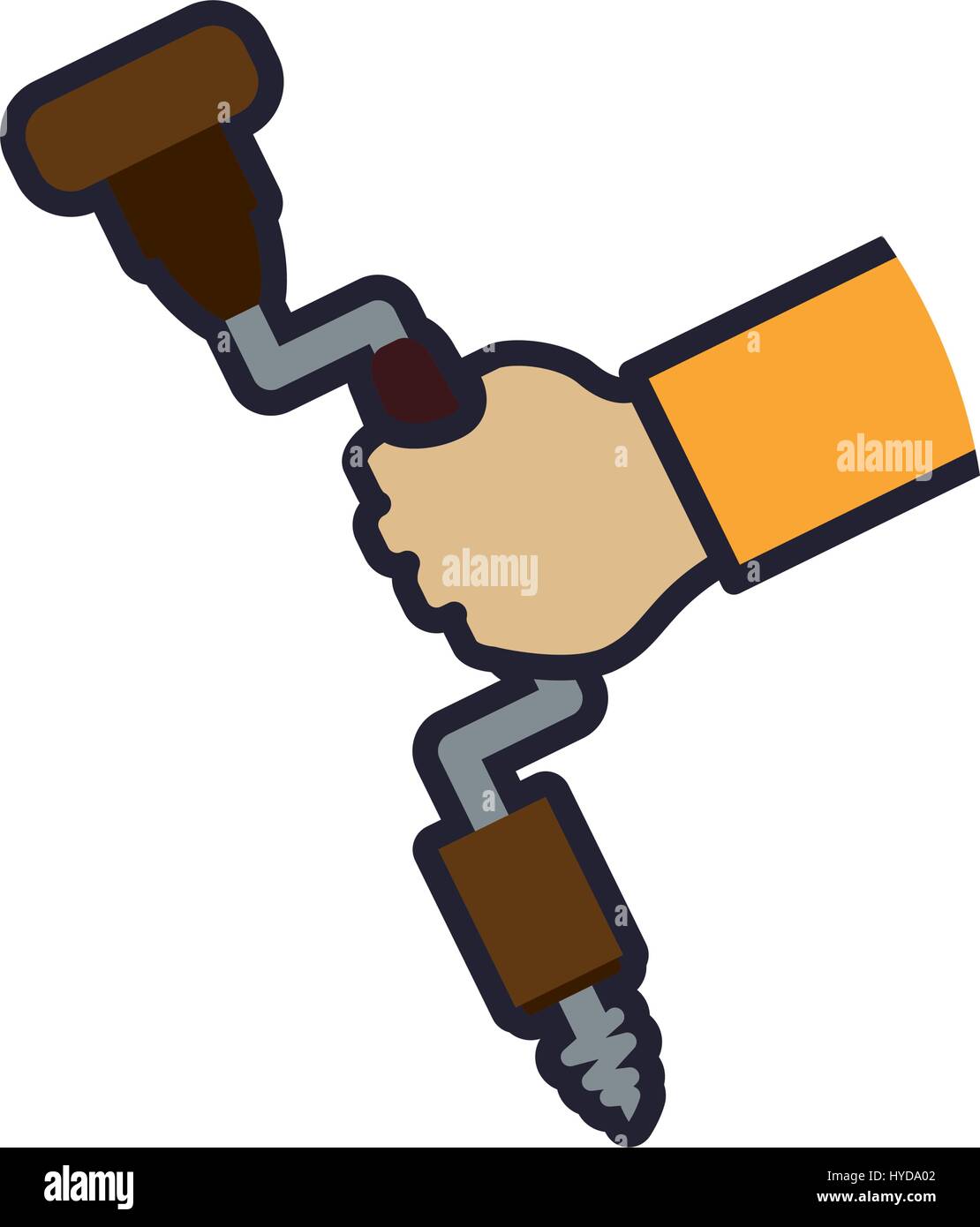 Bit brace drill Cut Out Stock Images & Pictures - Alamy