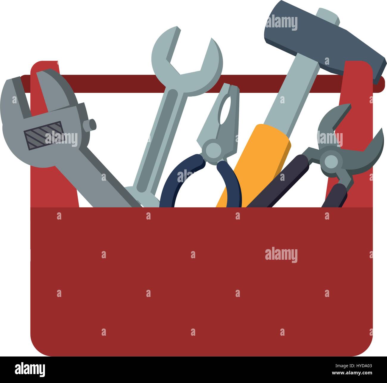 toolbox carpentry portable vector icon illustration graphic design ...