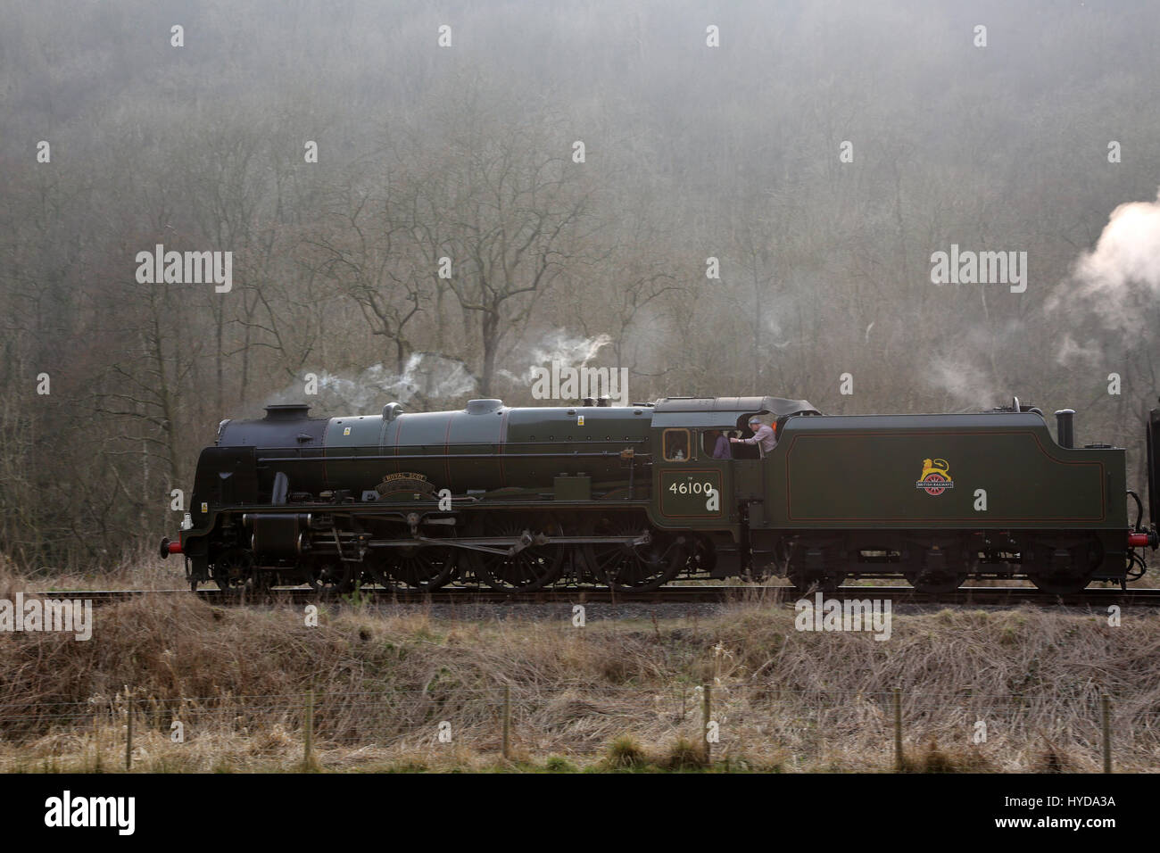 Royal Scot Steam engine Stock Photo - Alamy