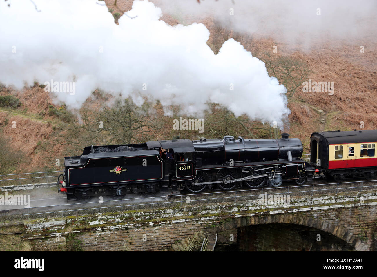 45212 black five Stock Photo - Alamy