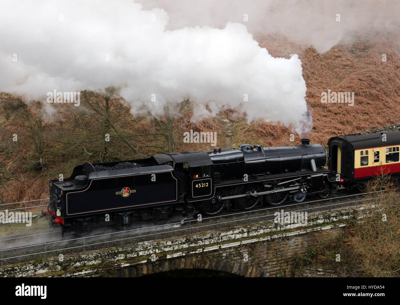 45212 black five Stock Photo - Alamy