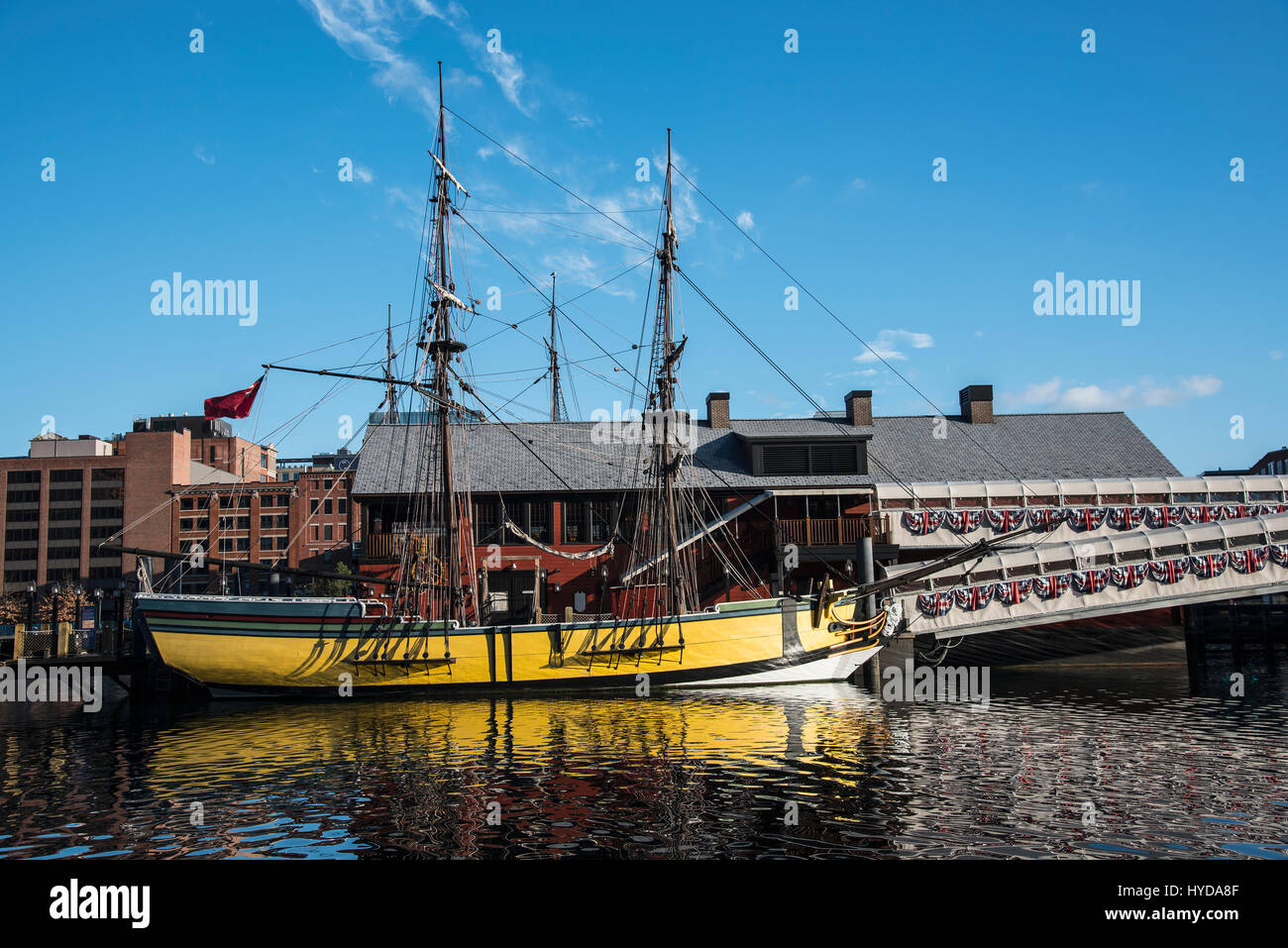 USA, MASSACHUSETTS, BOSTON, TALL SHIP AND MUSEUM Stock Photo - Alamy