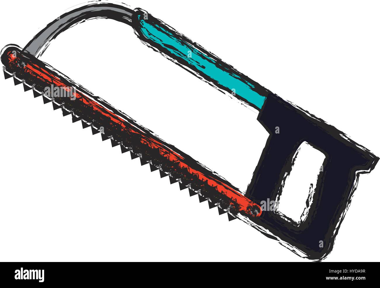 coping saw carpentry tool vector icon illustration graphic design Stock ...