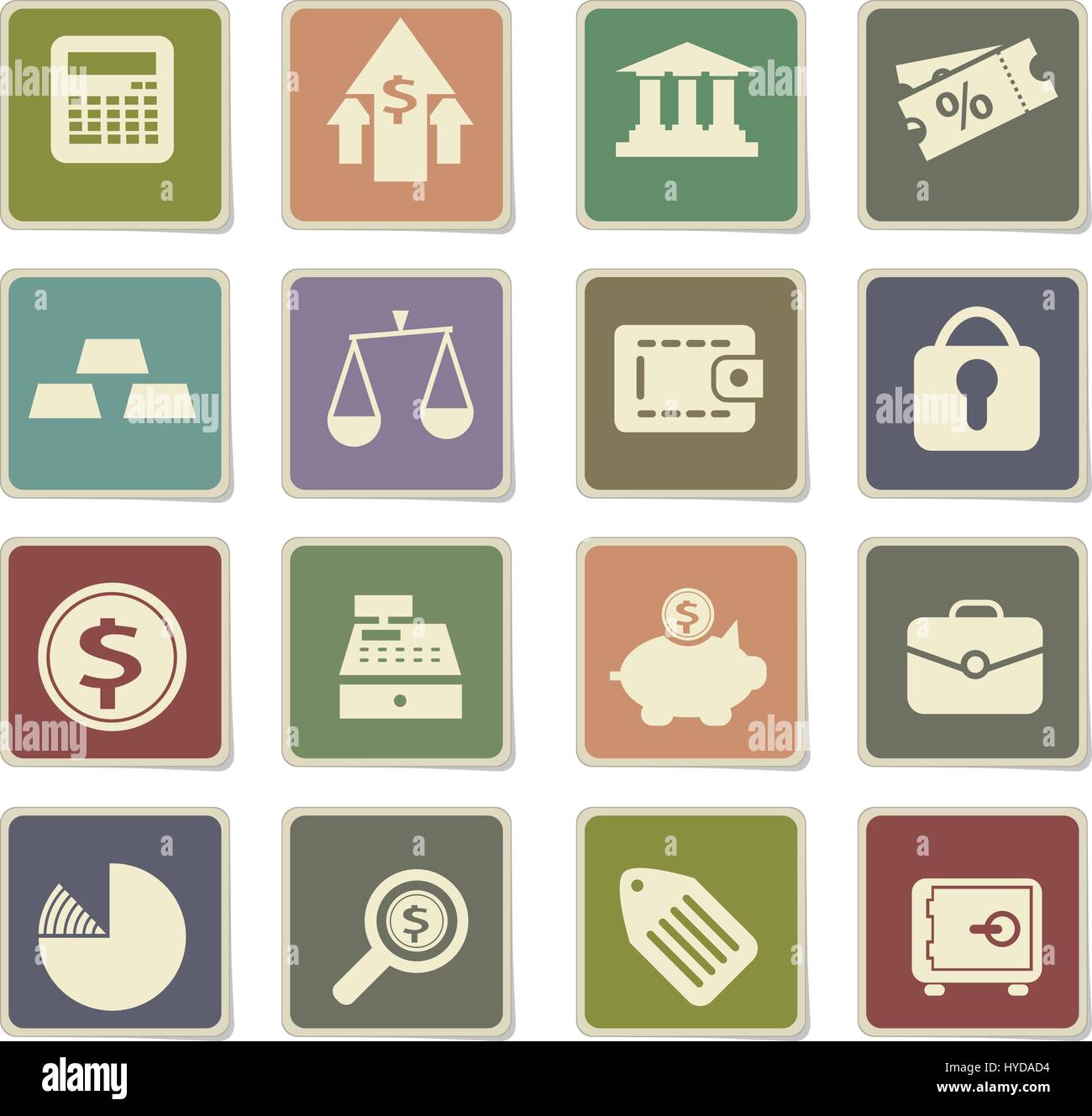 finance vector icons for user interface design Stock Vector Image & Art ...