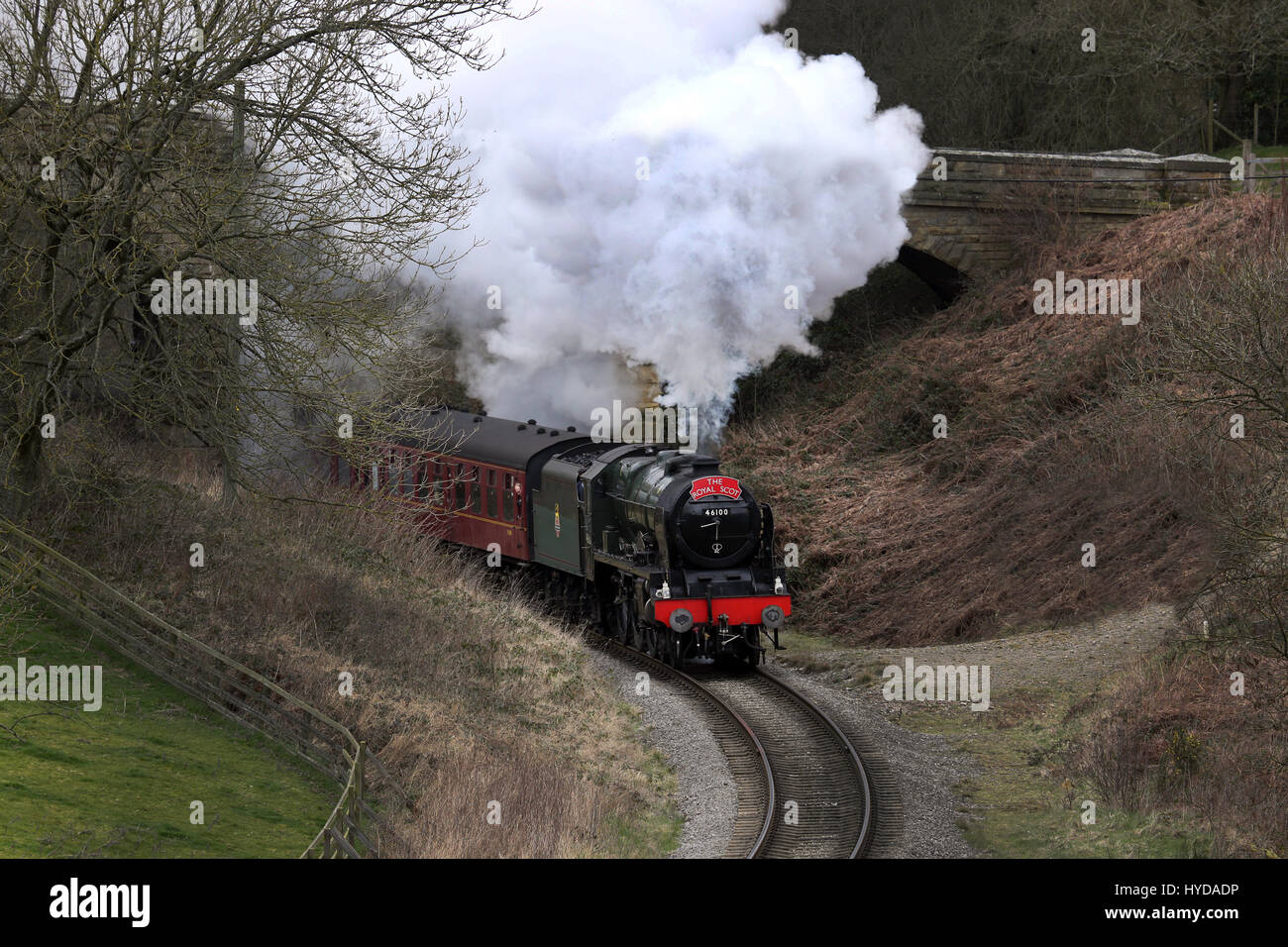 Royal Scot Steam Engine Stock Photo - Alamy