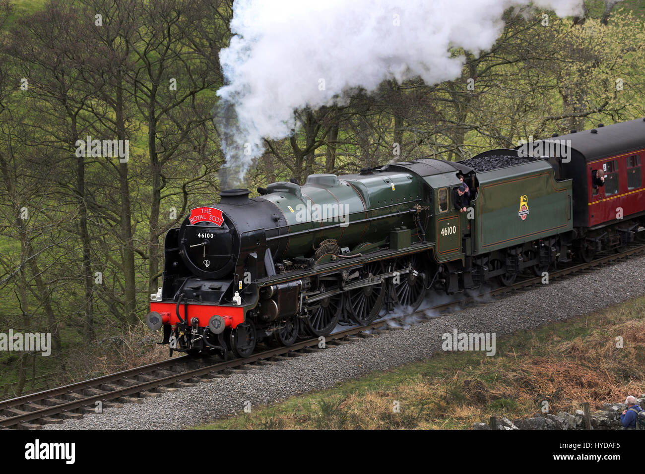 Royal Scot Steam Engine Stock Photo - Alamy