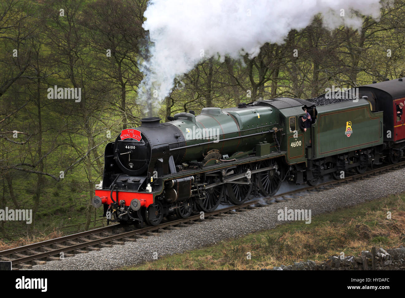 Royal Scot Steam Engine Stock Photo - Alamy