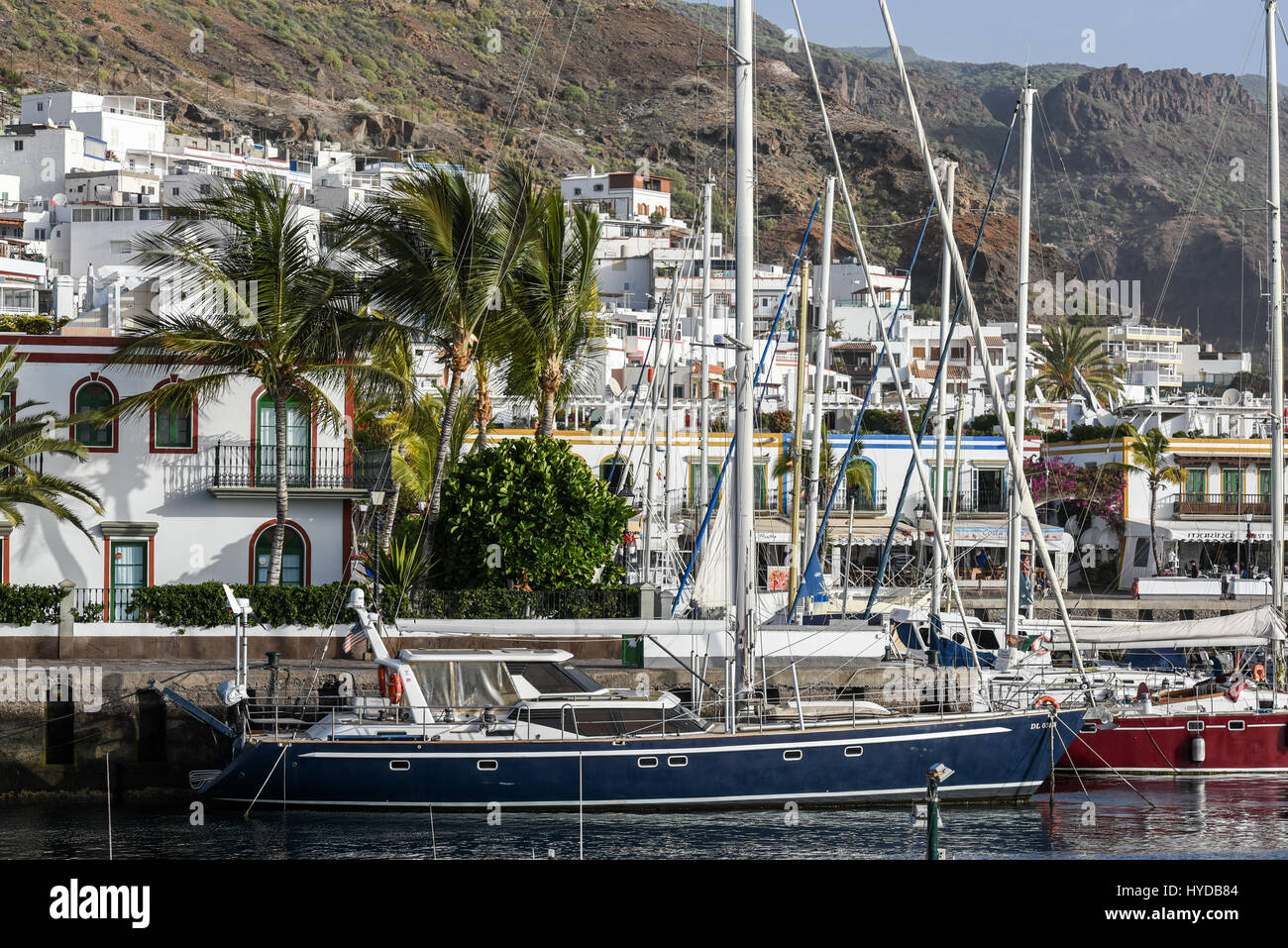 Puerto de mogan Stock Photo - Alamy